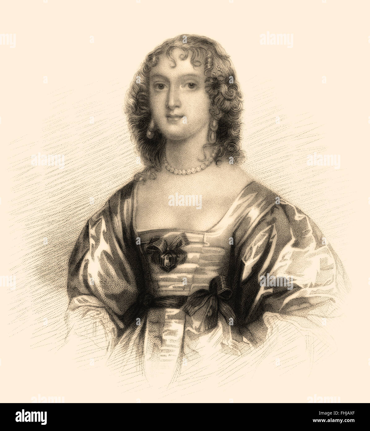 Lady Elizabeth Cecil, 1619-1689, Countess of Devonshire Stock Photo - Alamy