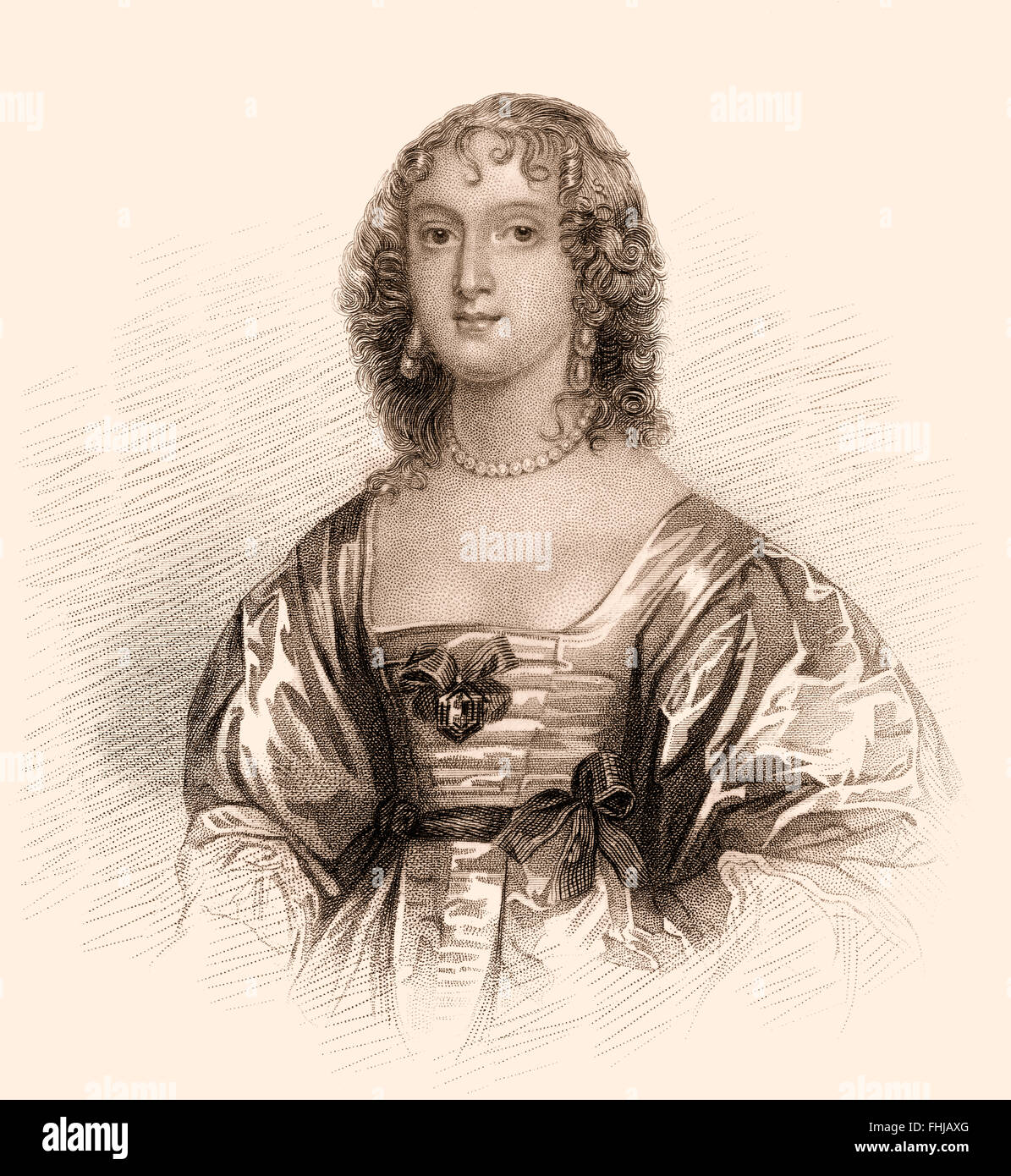 Lady Elizabeth Cecil, 1619-1689, Countess of Devonshire Stock Photo - Alamy