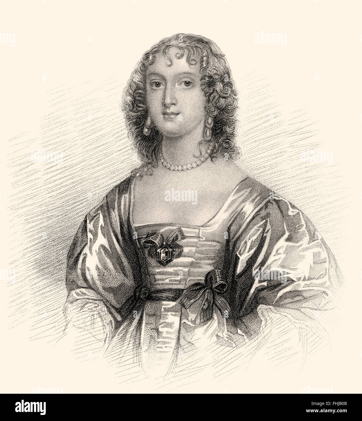 Lady Elizabeth Cecil, 1619-1689, Countess of Devonshire Stock Photo - Alamy