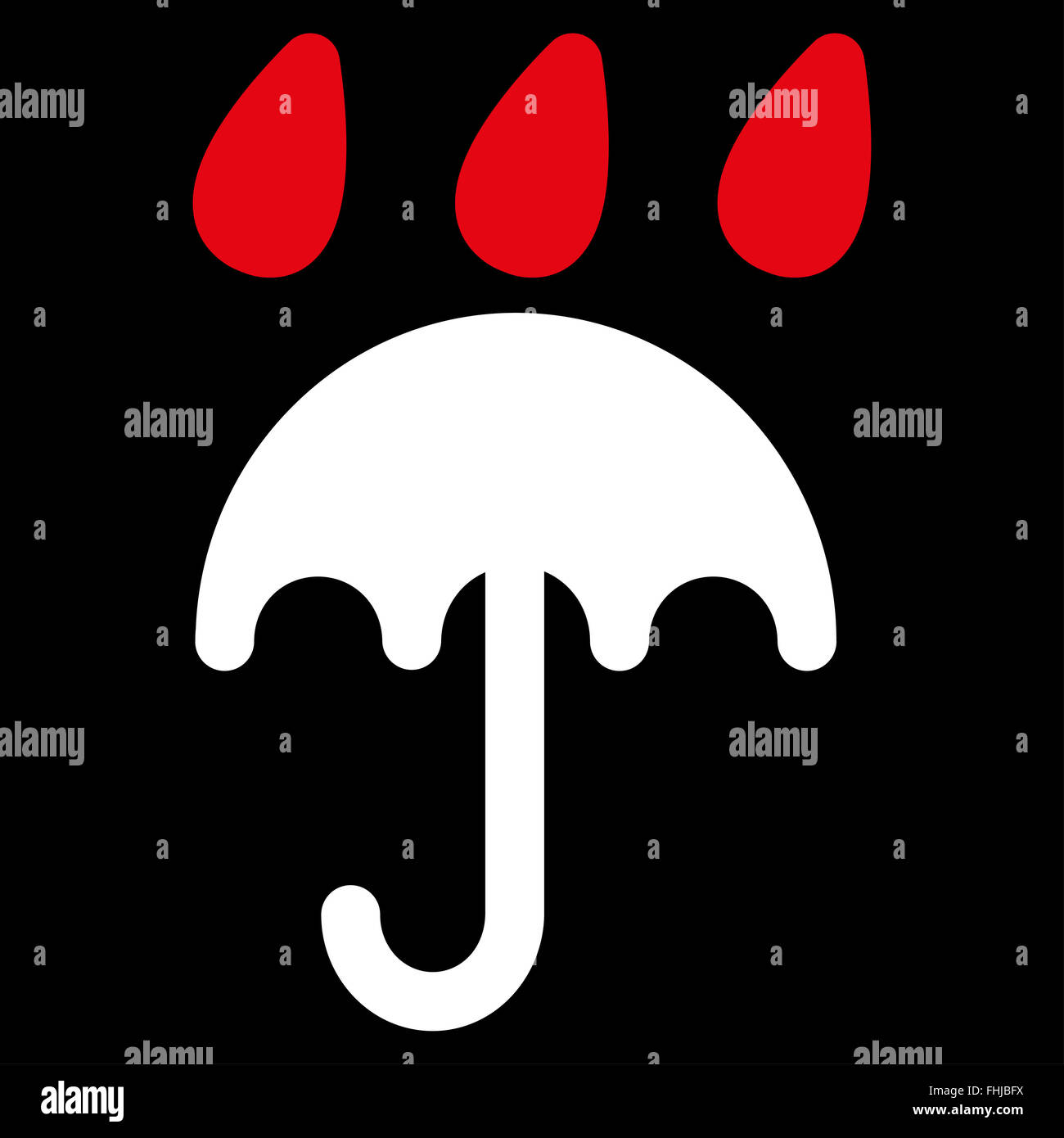 Rain protection icon Stock Photo - Alamy