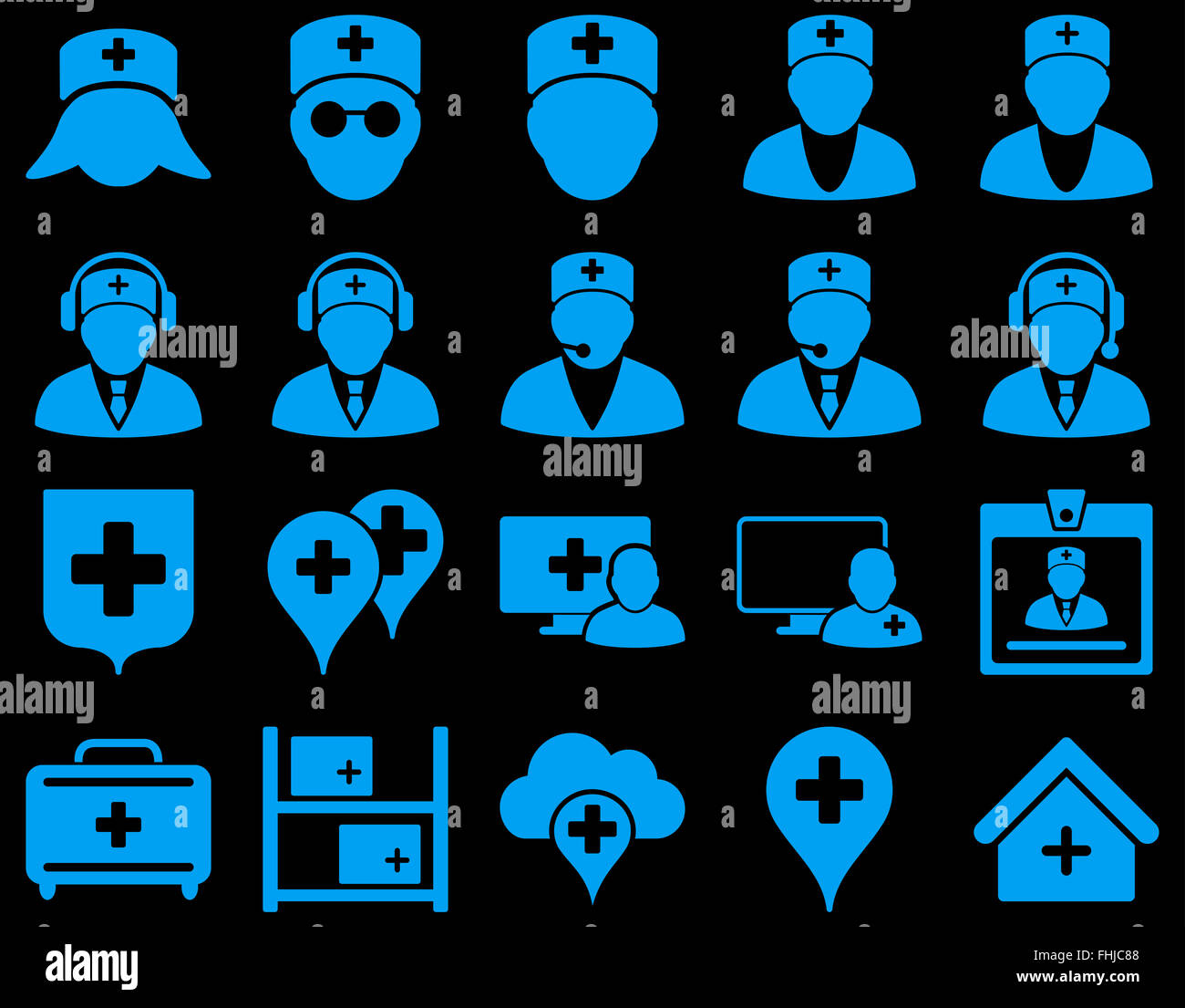 Medical icon set Stock Photo - Alamy