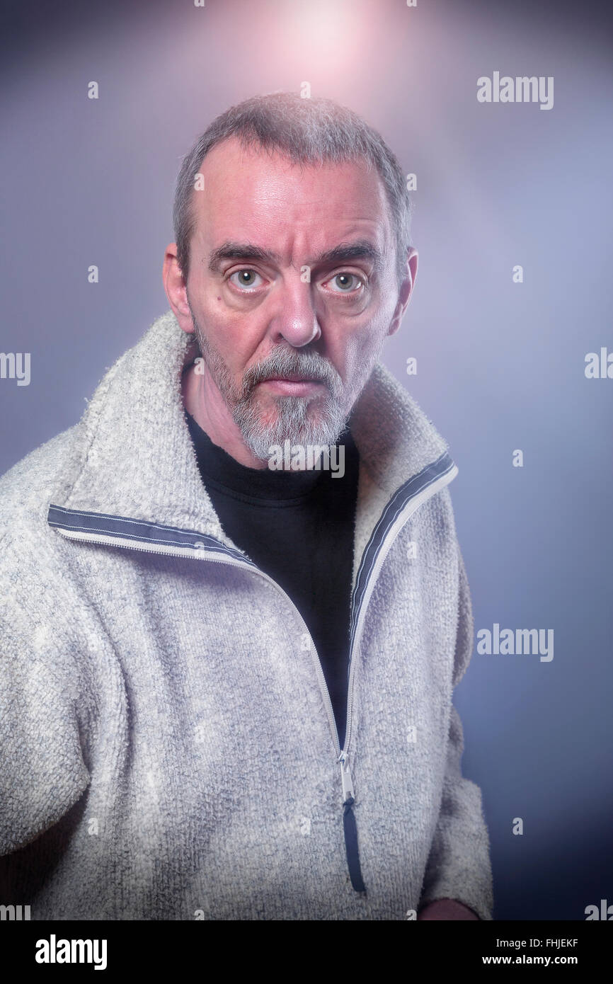 Studio portrait of a man Stock Photo - Alamy