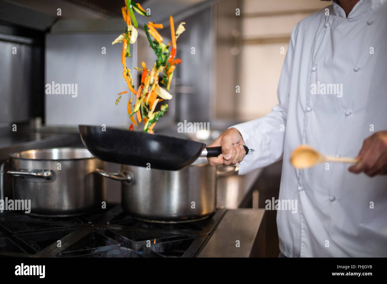 Fry chef hi-res stock photography and images - Alamy