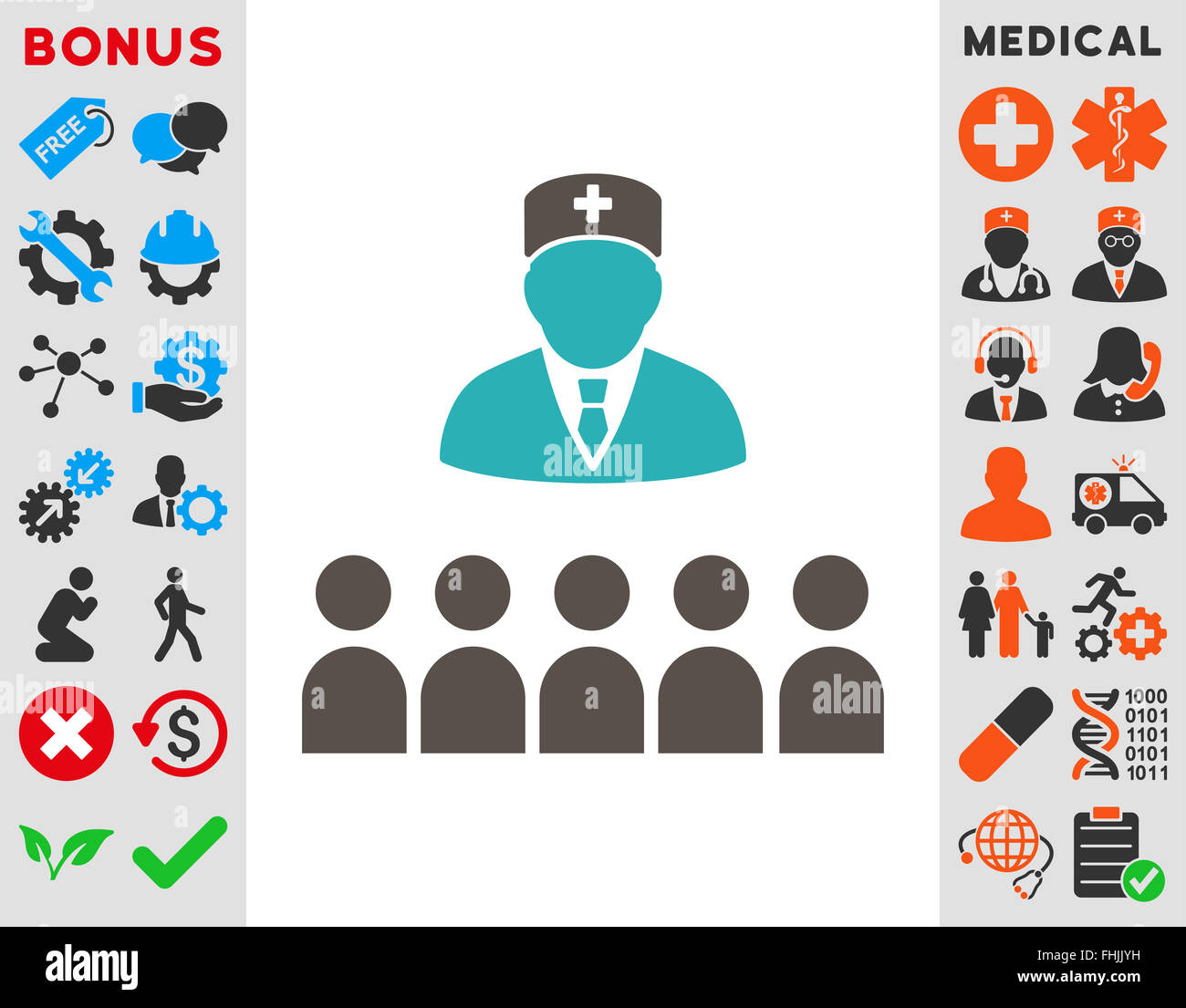 Medical Class Icon Stock Photo - Alamy