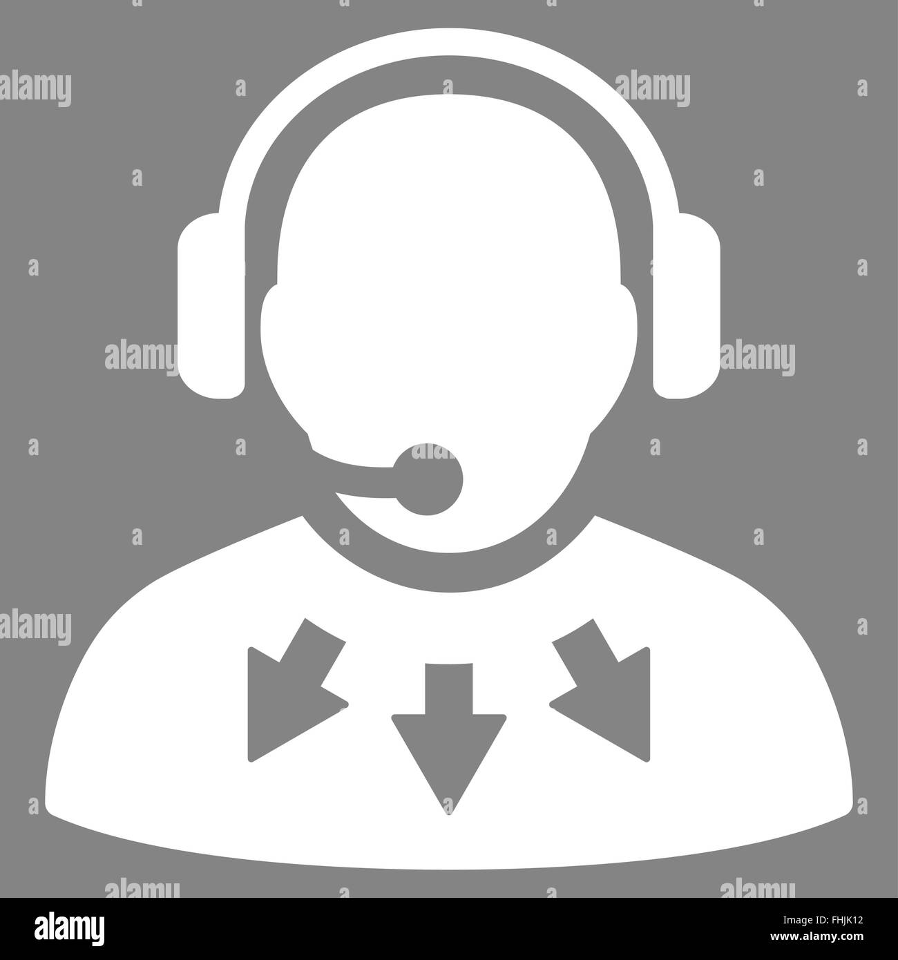 Operator Message Icon Stock Photo - Alamy