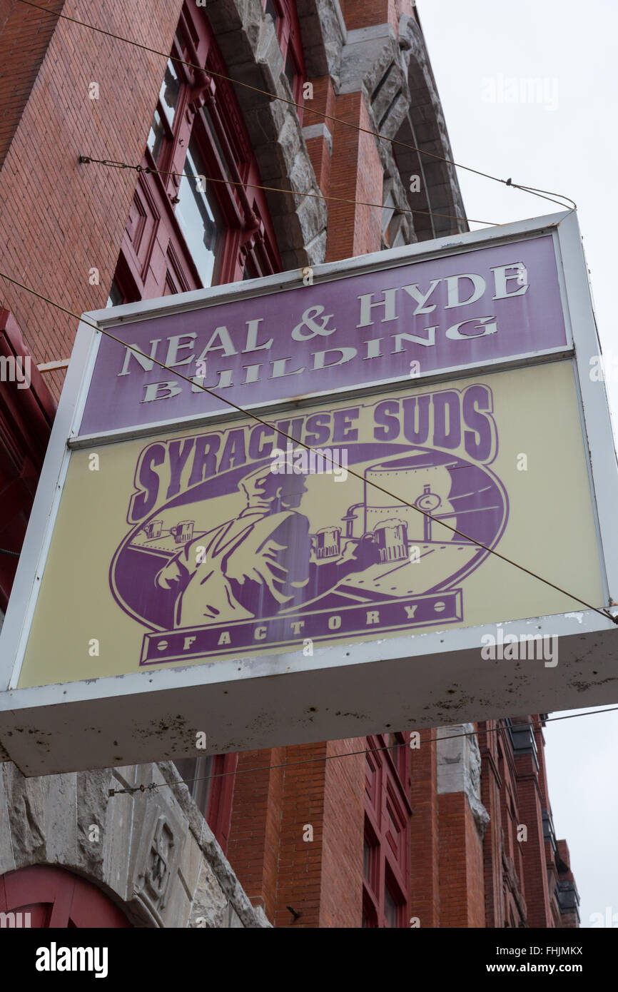 Neal & Hyde building, suds factory Stock Photo - Alamy