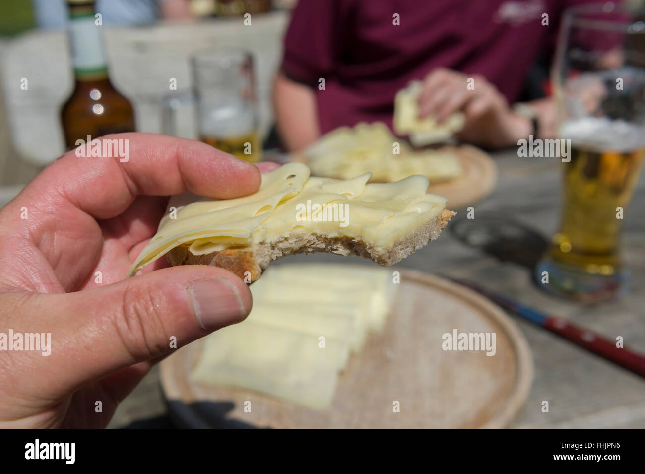 Austrian cheese sandwich. Austria Stock Photo - Alamy