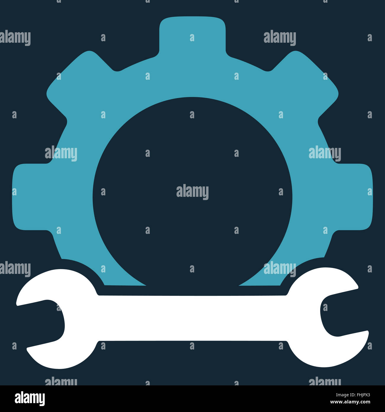 Service Tools Icon Stock Photo - Alamy