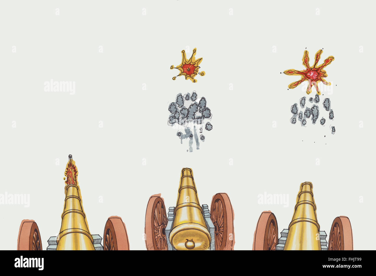 Civil war cannon explosion hi-res stock photography and images - Alamy