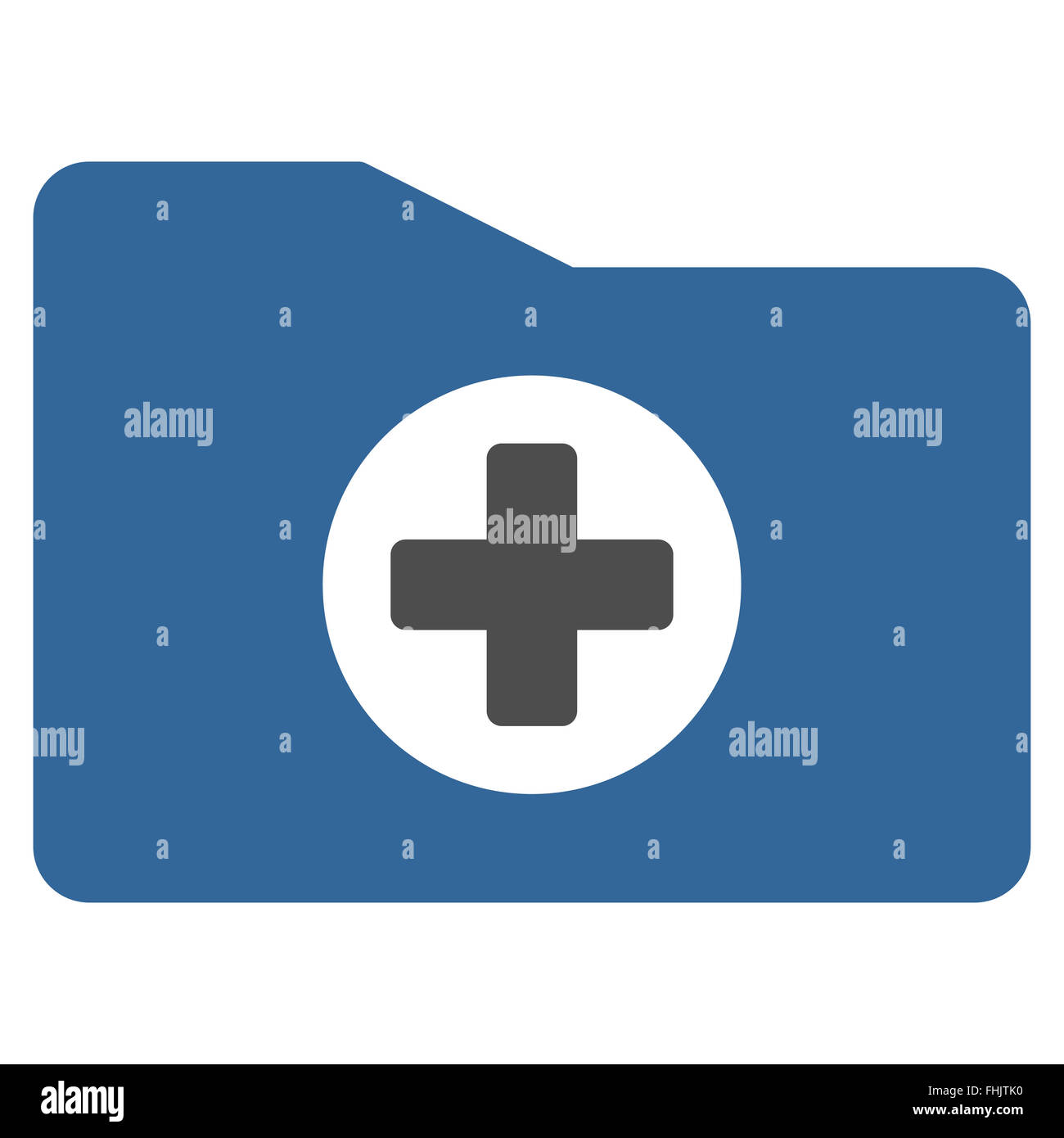 Medical Folder Icon Stock Photo - Alamy