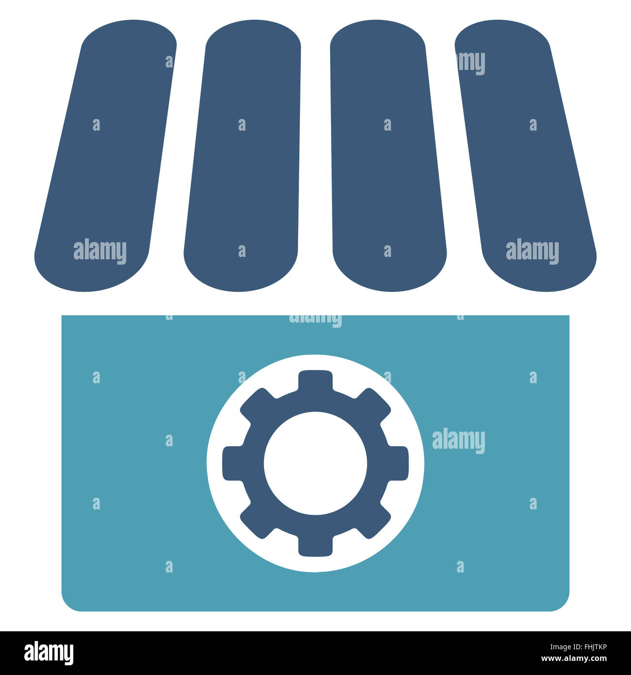 Workshop Flat Icon Stock Photo - Alamy