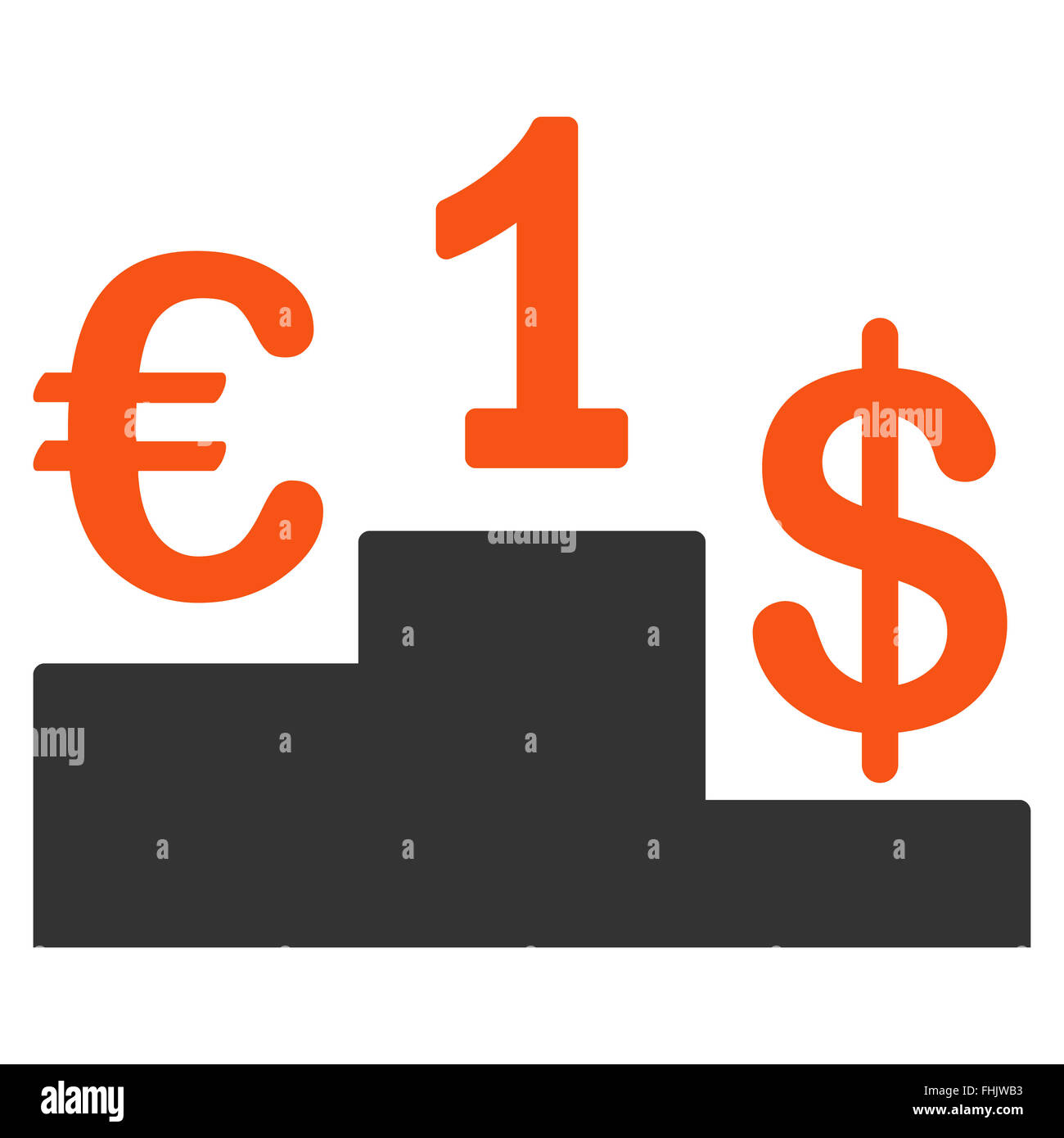 Currency Competition Icon Stock Photo - Alamy