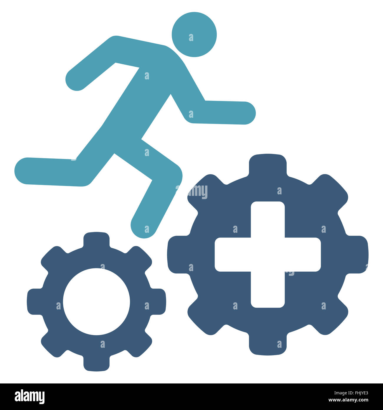Treatment Process Icon Stock Photo - Alamy