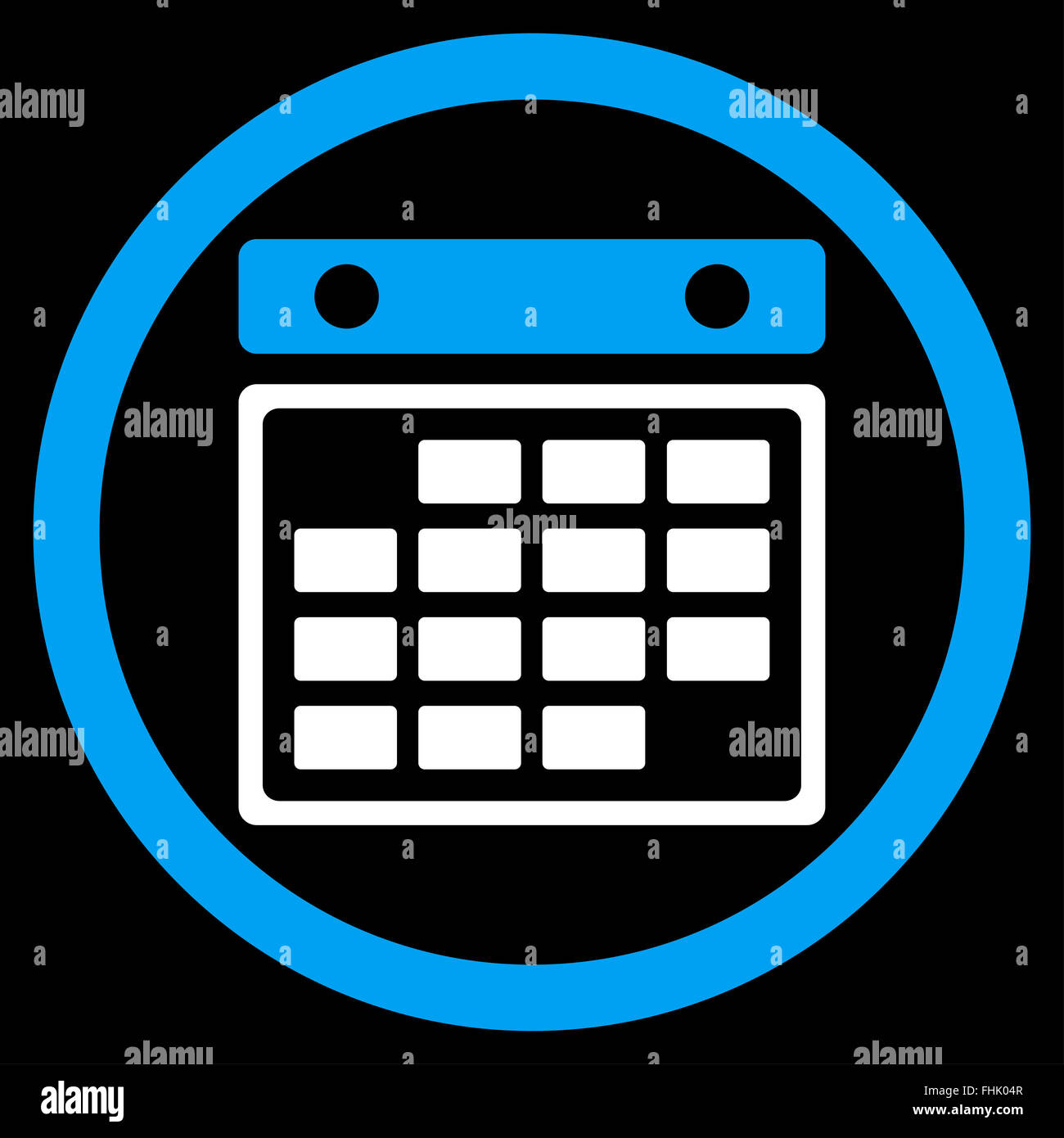 Month Plan Icon Stock Photo - Alamy