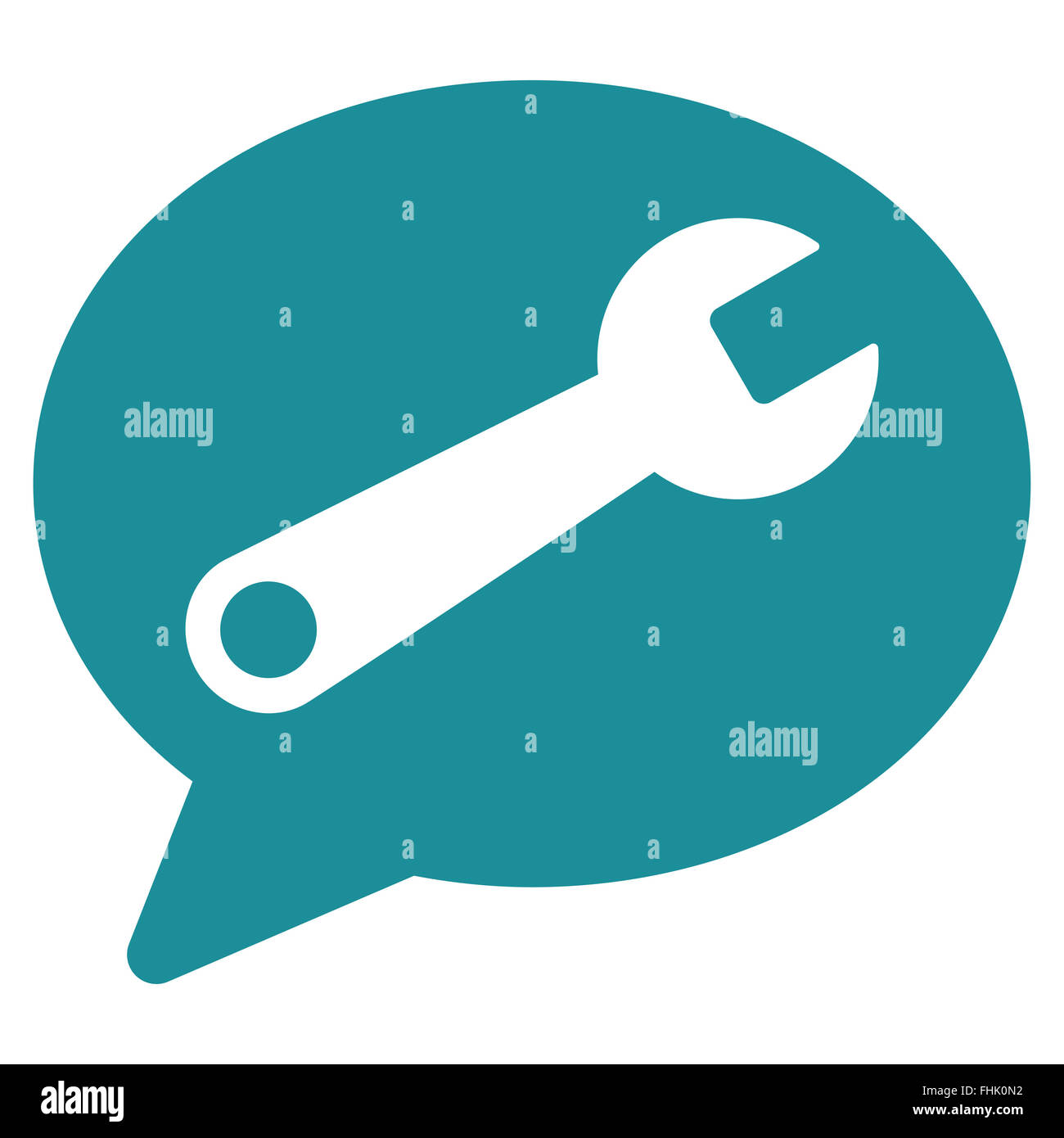 Service Message Icon Stock Photo - Alamy