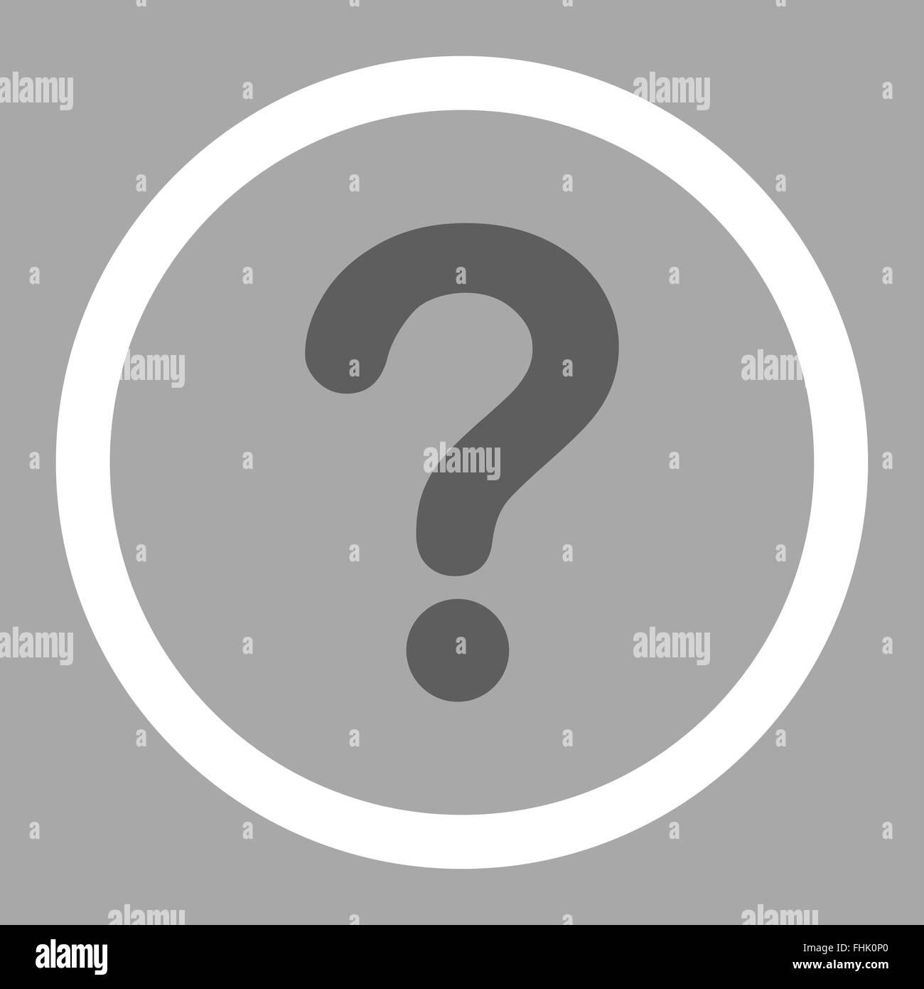 Question flat dark gray and white colors rounded raster icon Stock ...