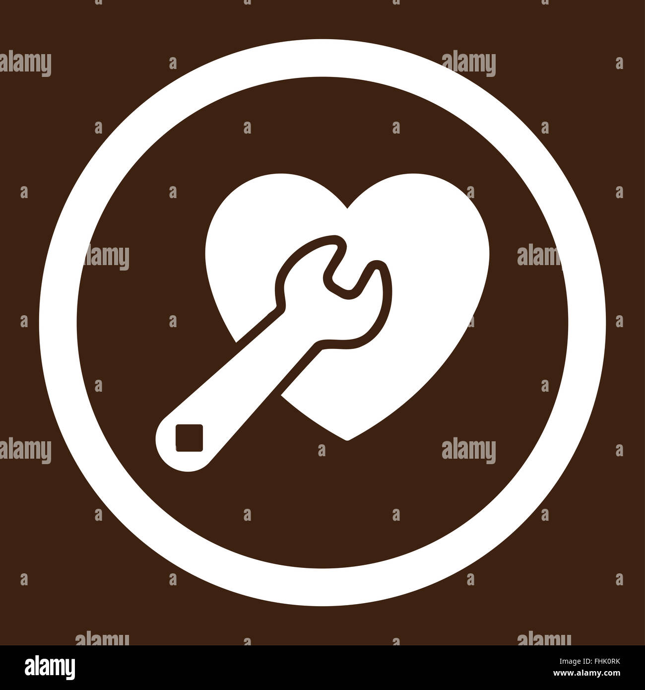 Heart Repair Rounded Vector Icon Stock Photo - Alamy