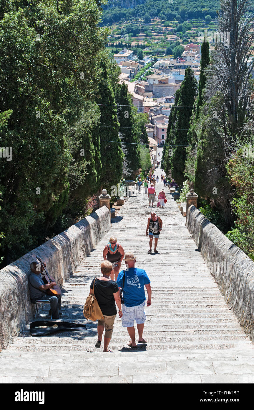Pollensa village in majorca hi-res stock photography and images - Alamy