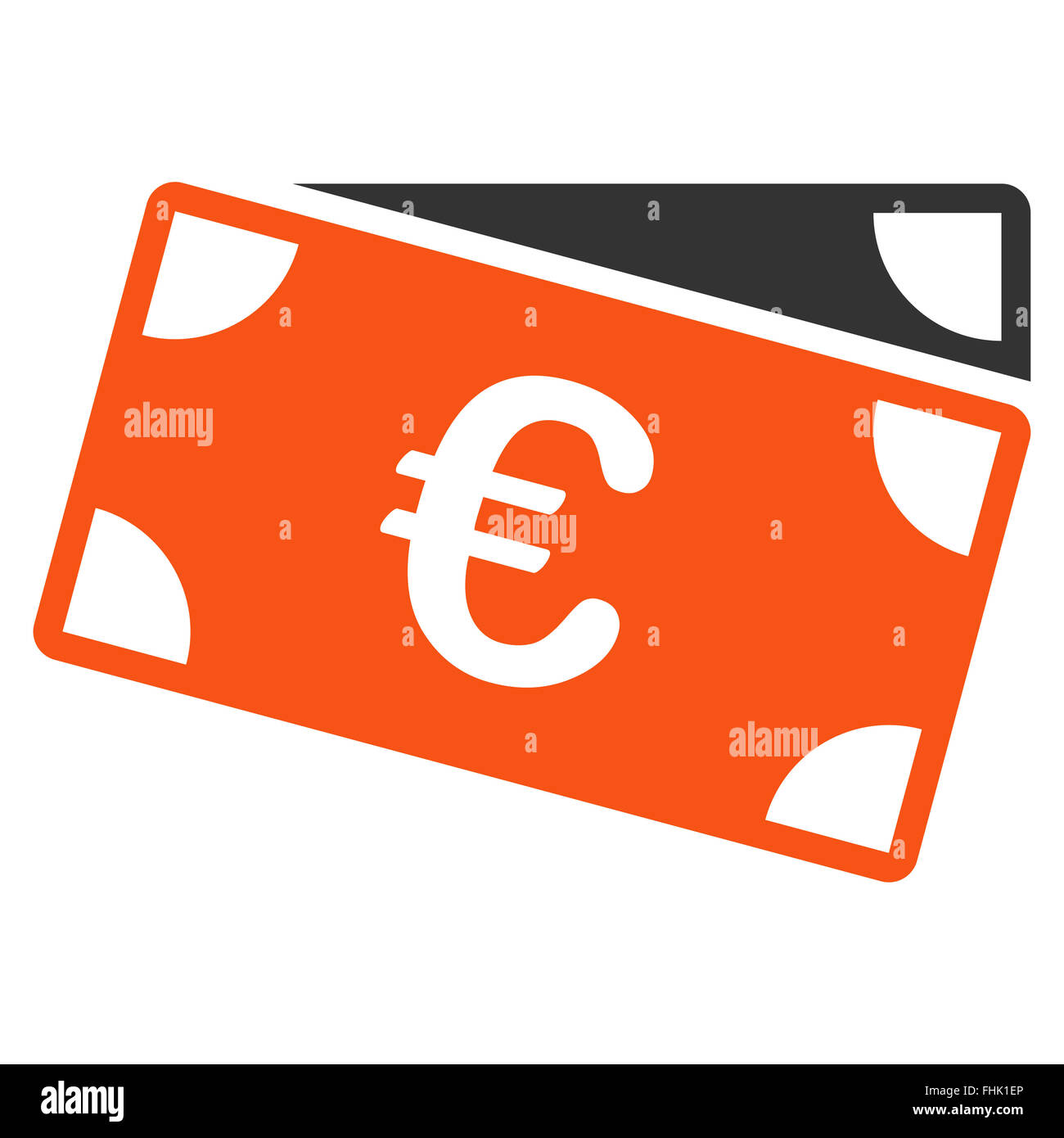 Euro Banknotes Icon Stock Photo - Alamy