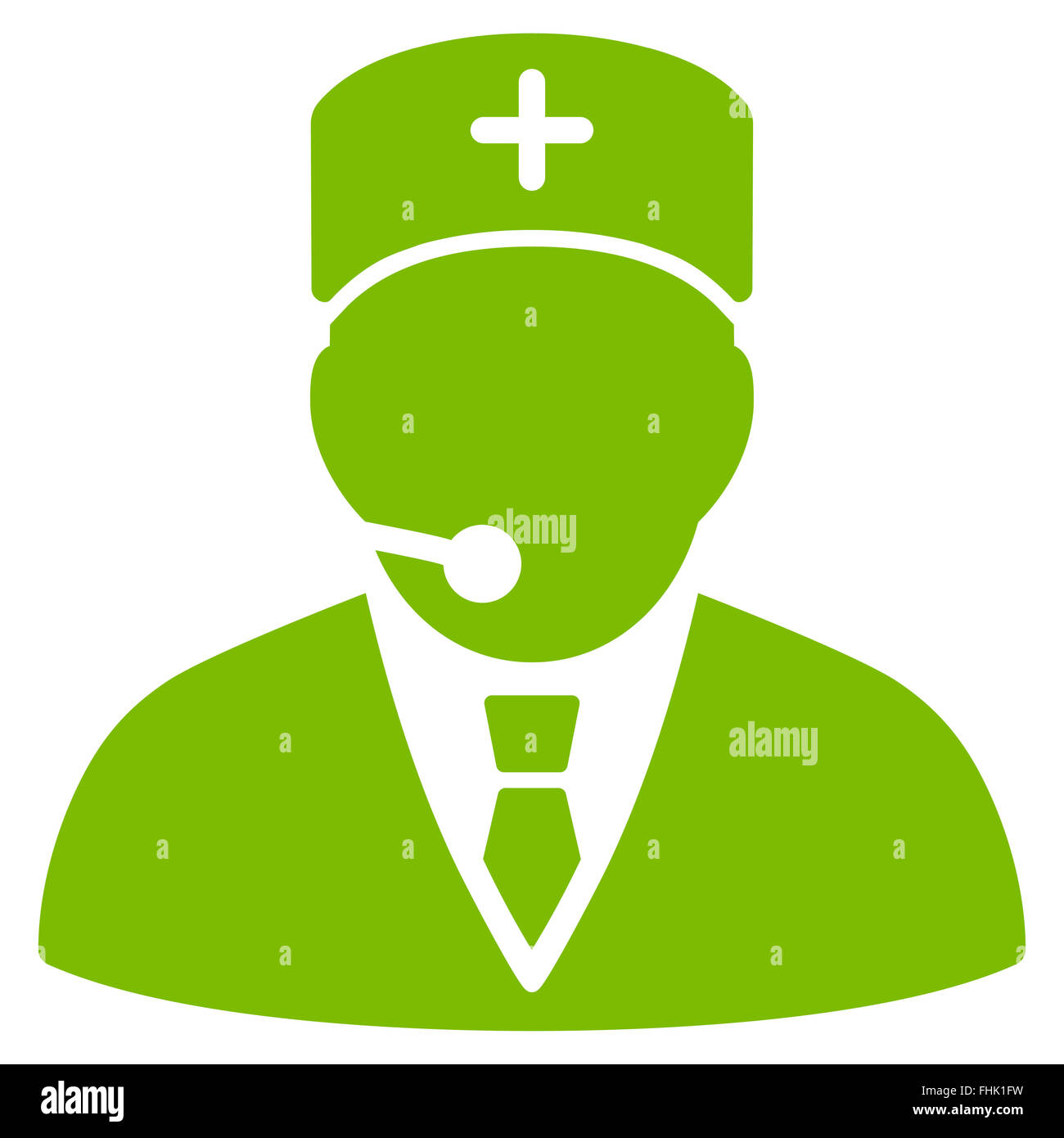 Medical Manager Icon Stock Photo - Alamy