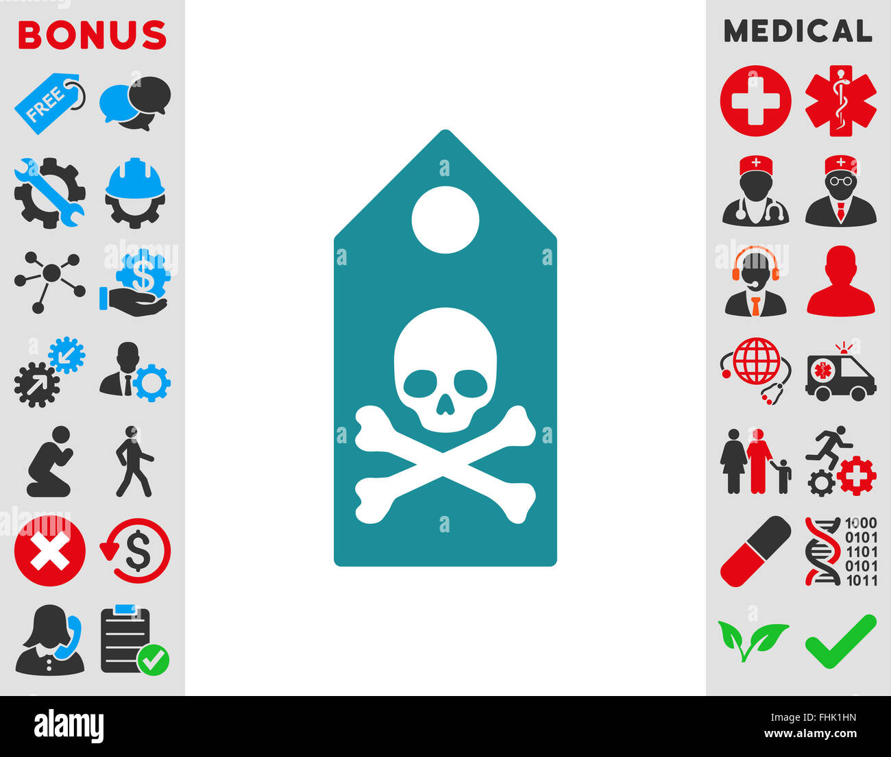 Death Mark Icon Stock Photo - Alamy