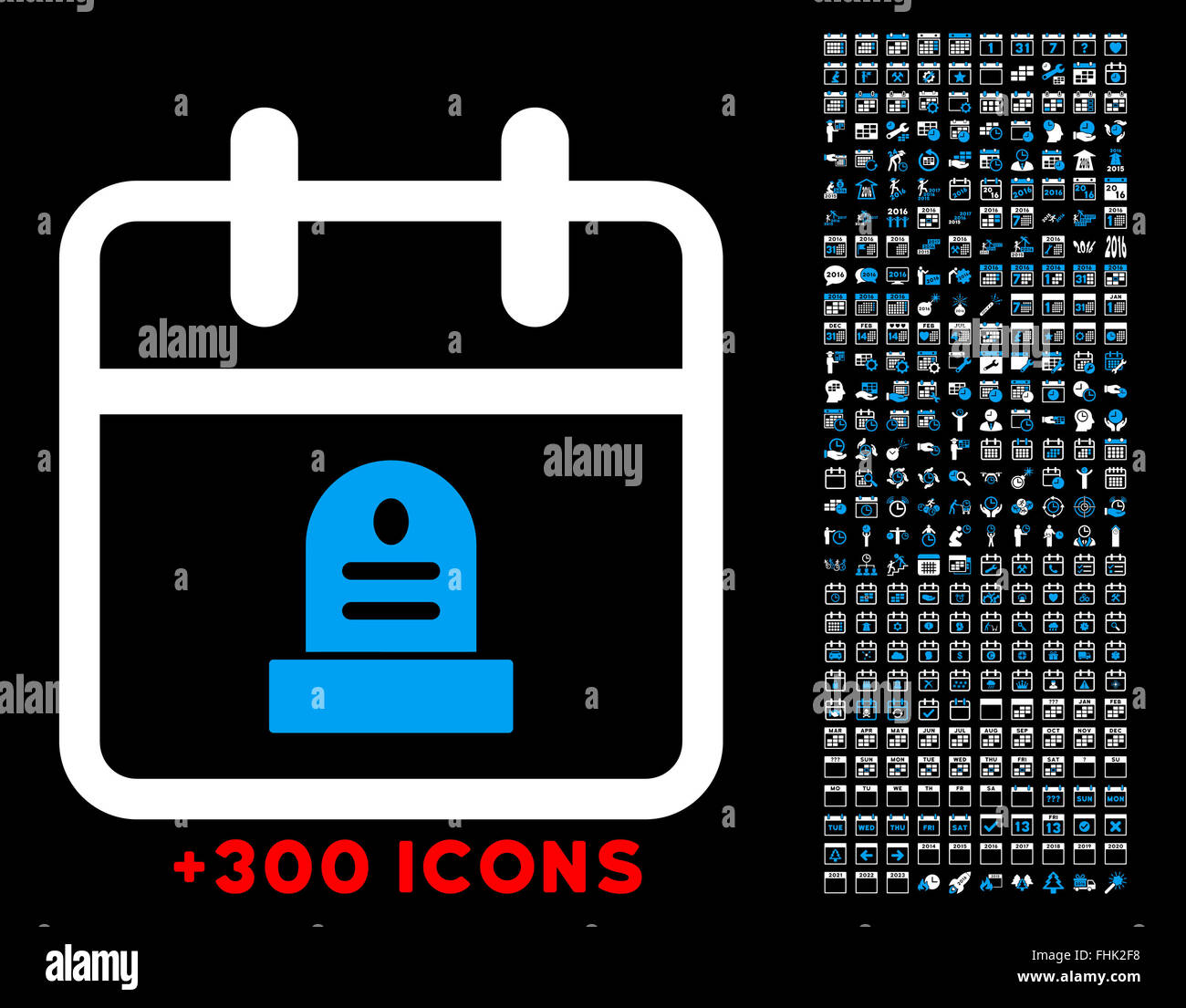 Death Date Icon Stock Photo - Alamy