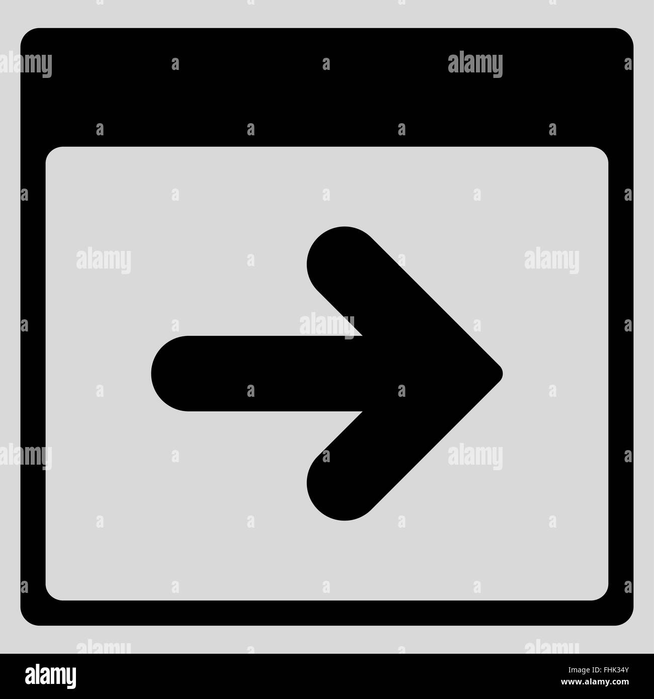 Next Day Icon Stock Photo - Alamy