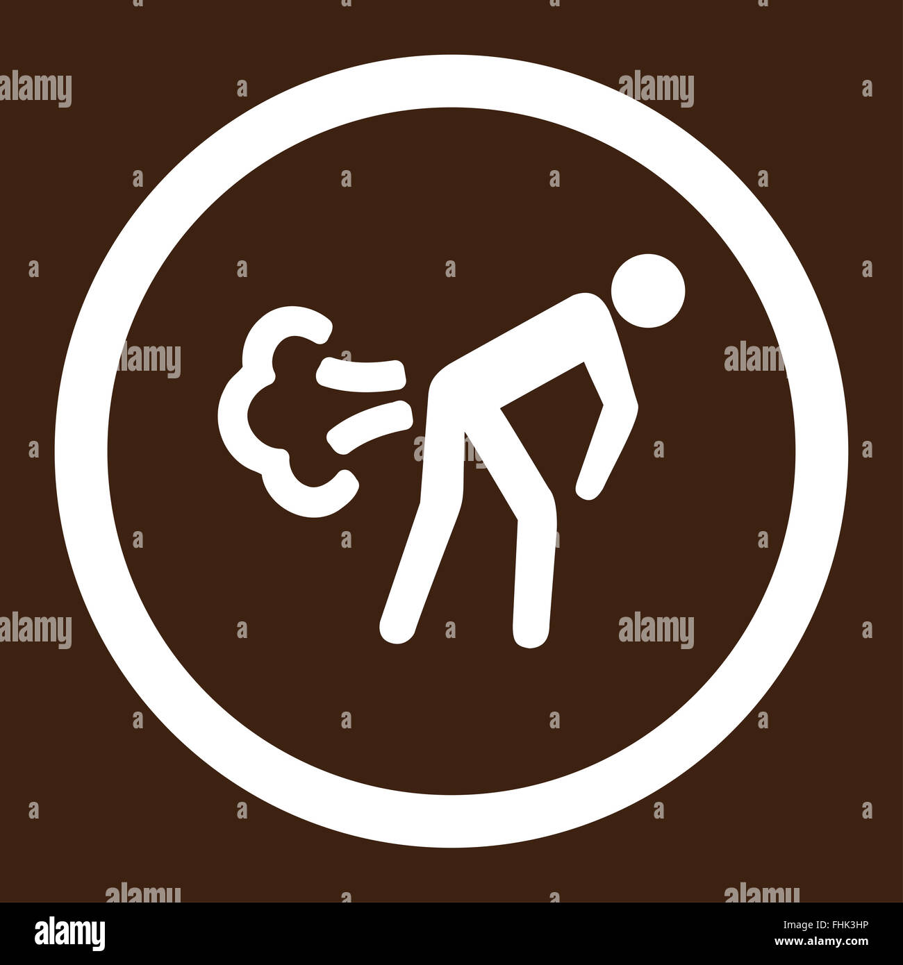 Fart Rounded Vector Icon Stock Photo - Alamy