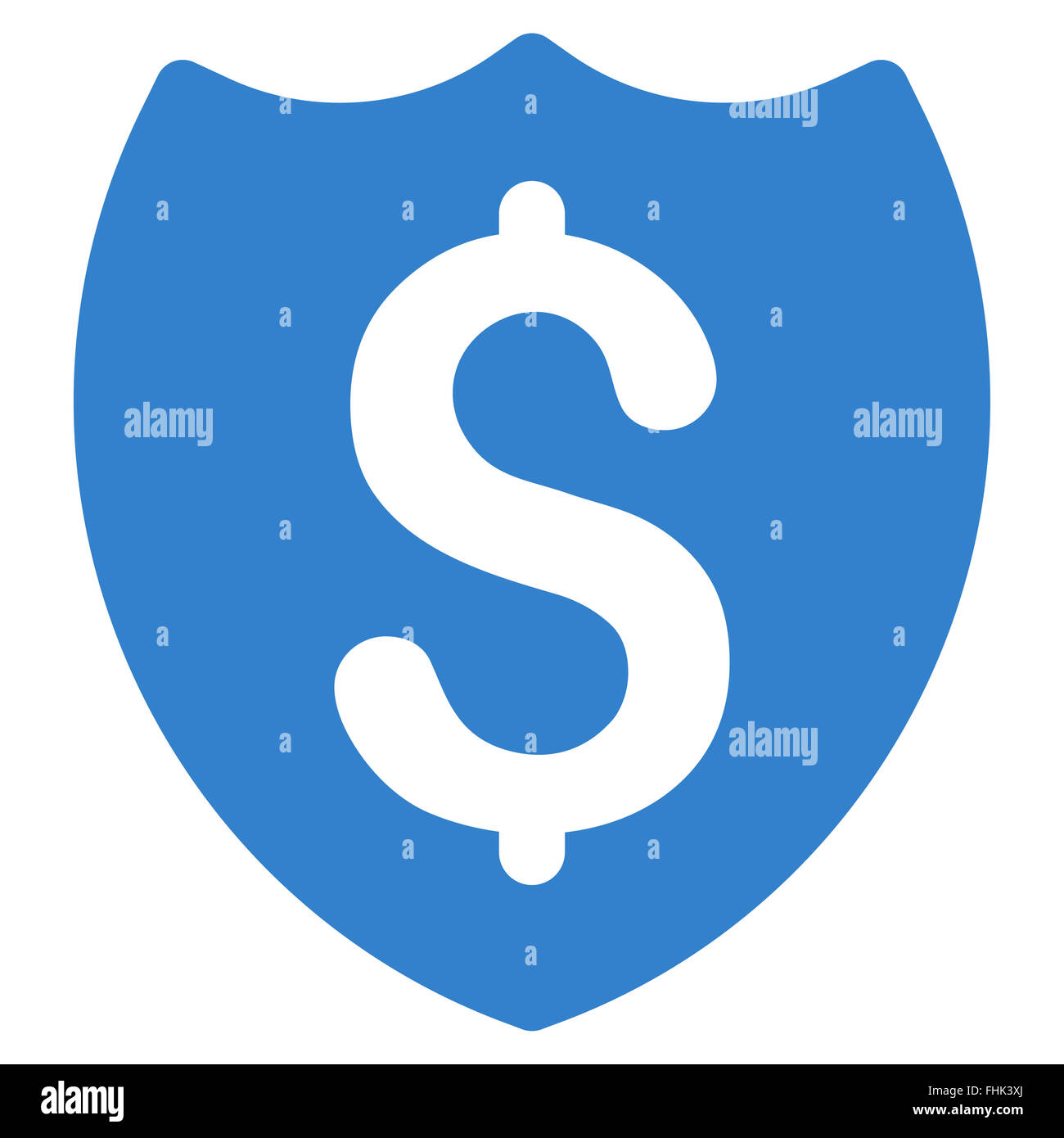 Bank Insurance Icon Stock Photo - Alamy