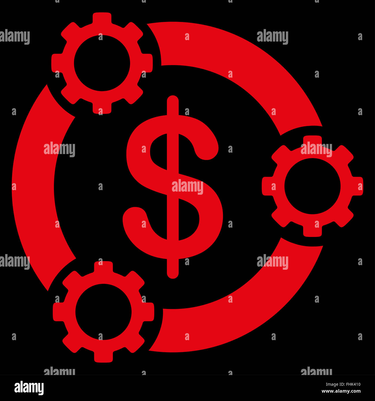 Teamwork Flat Icon Stock Photo - Alamy