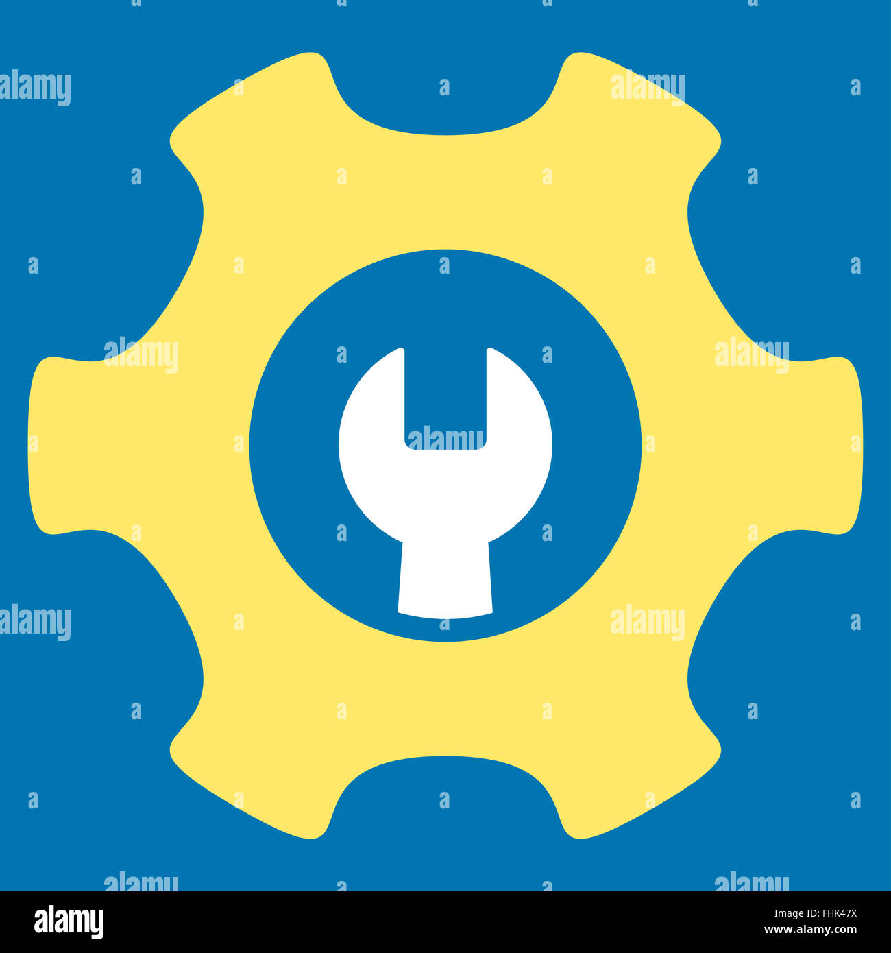 Service Tools Icon Stock Photo - Alamy