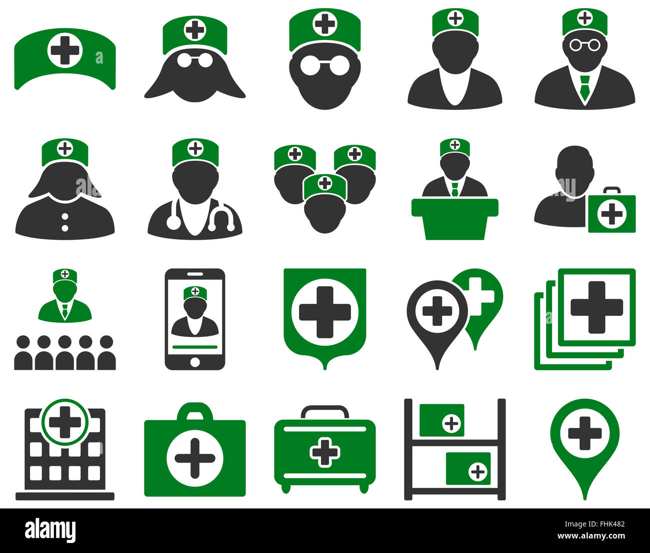 Medical icon set Stock Photo - Alamy