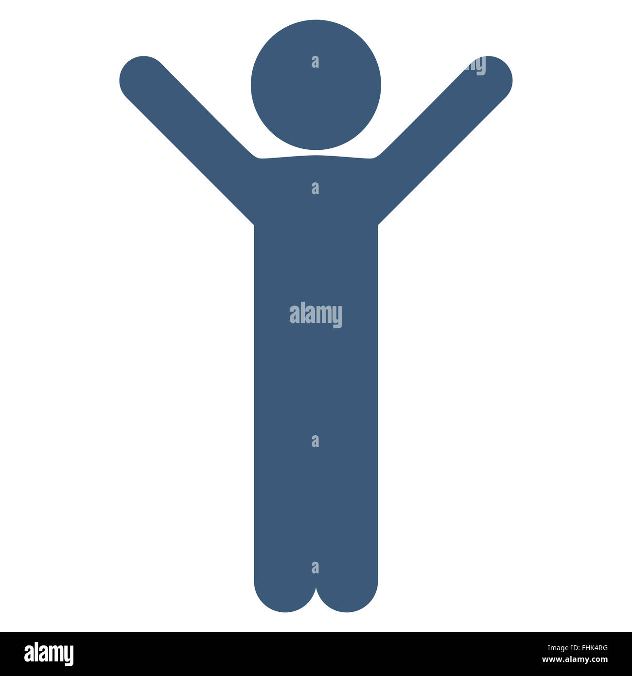 Happy Kid Icon Stock Photo - Alamy