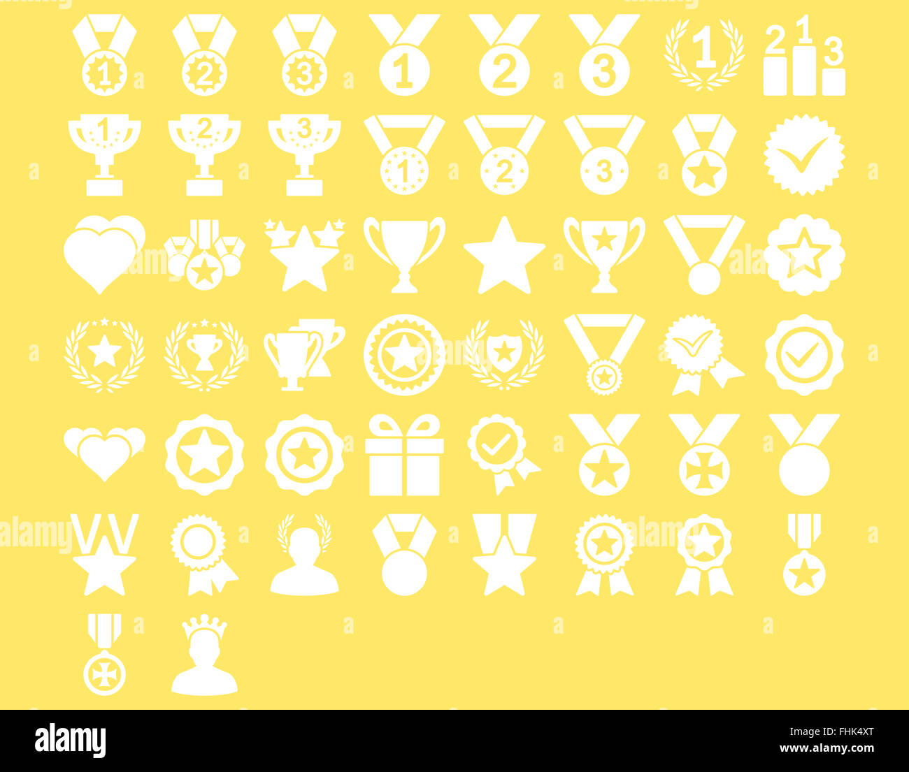 Competition and Awards Icons Stock Photo - Alamy