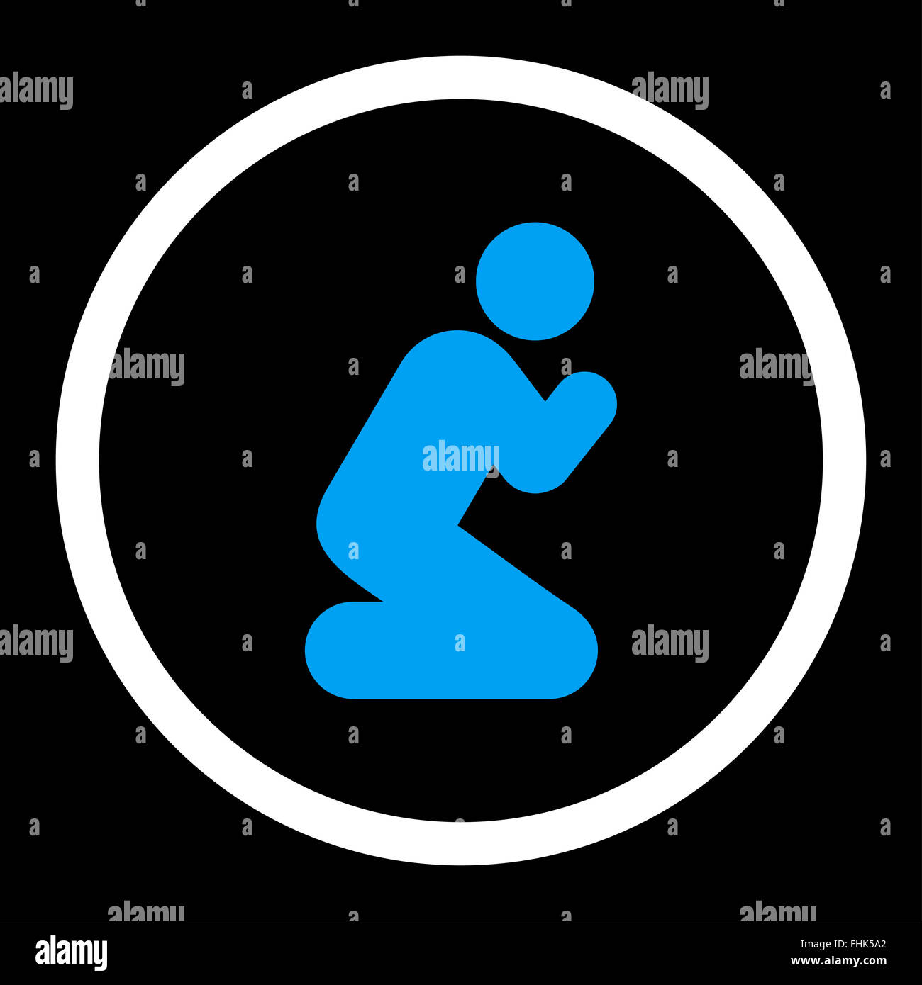 Prayer silhouette spiritual belief profile hi-res stock photography and ...