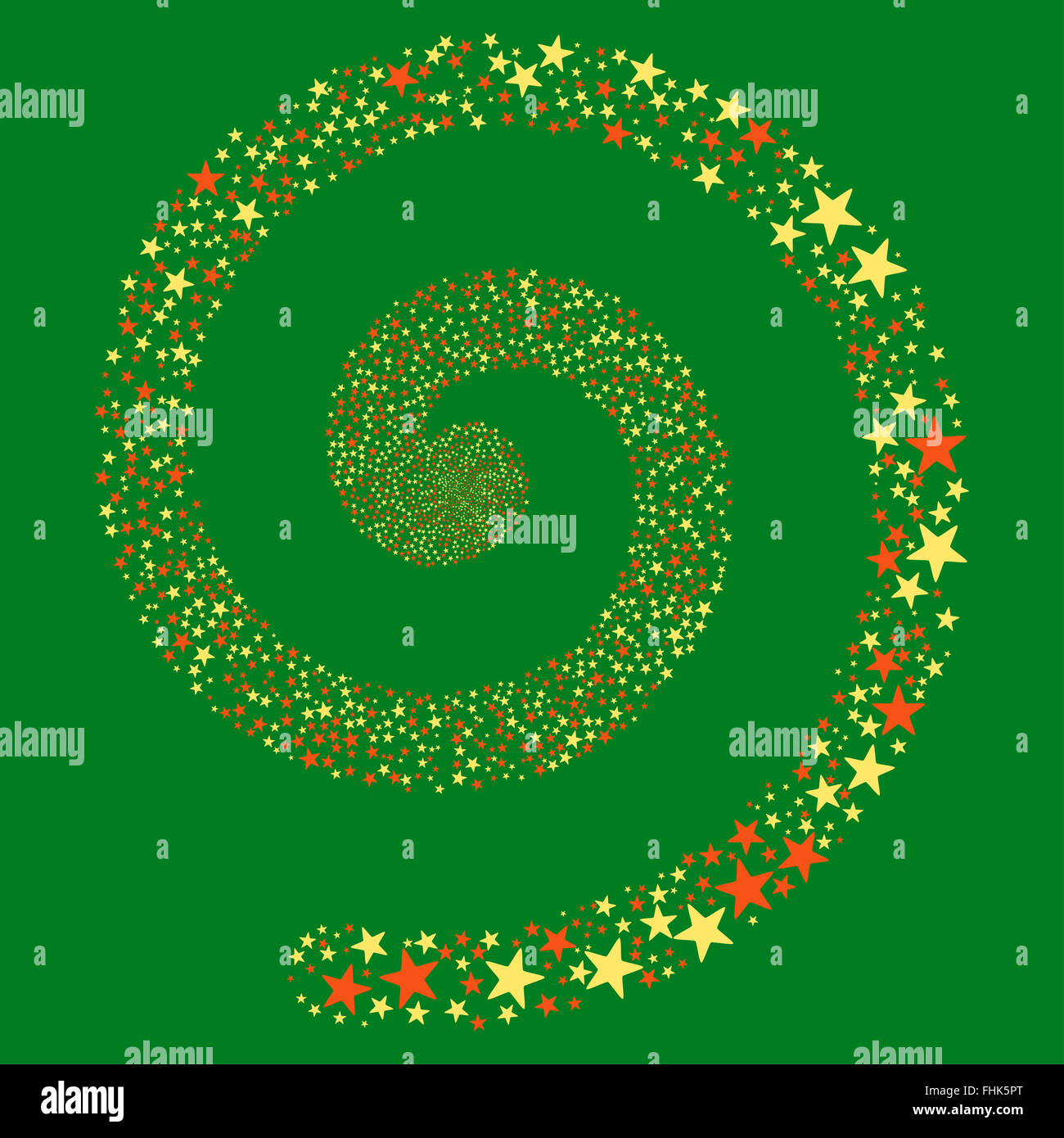 Salute Star Spiral Stock Photo - Alamy