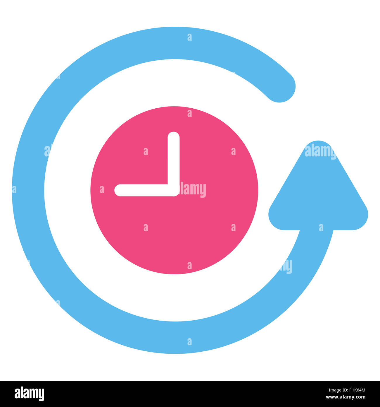 Restore Clock Icon Stock Photo - Alamy