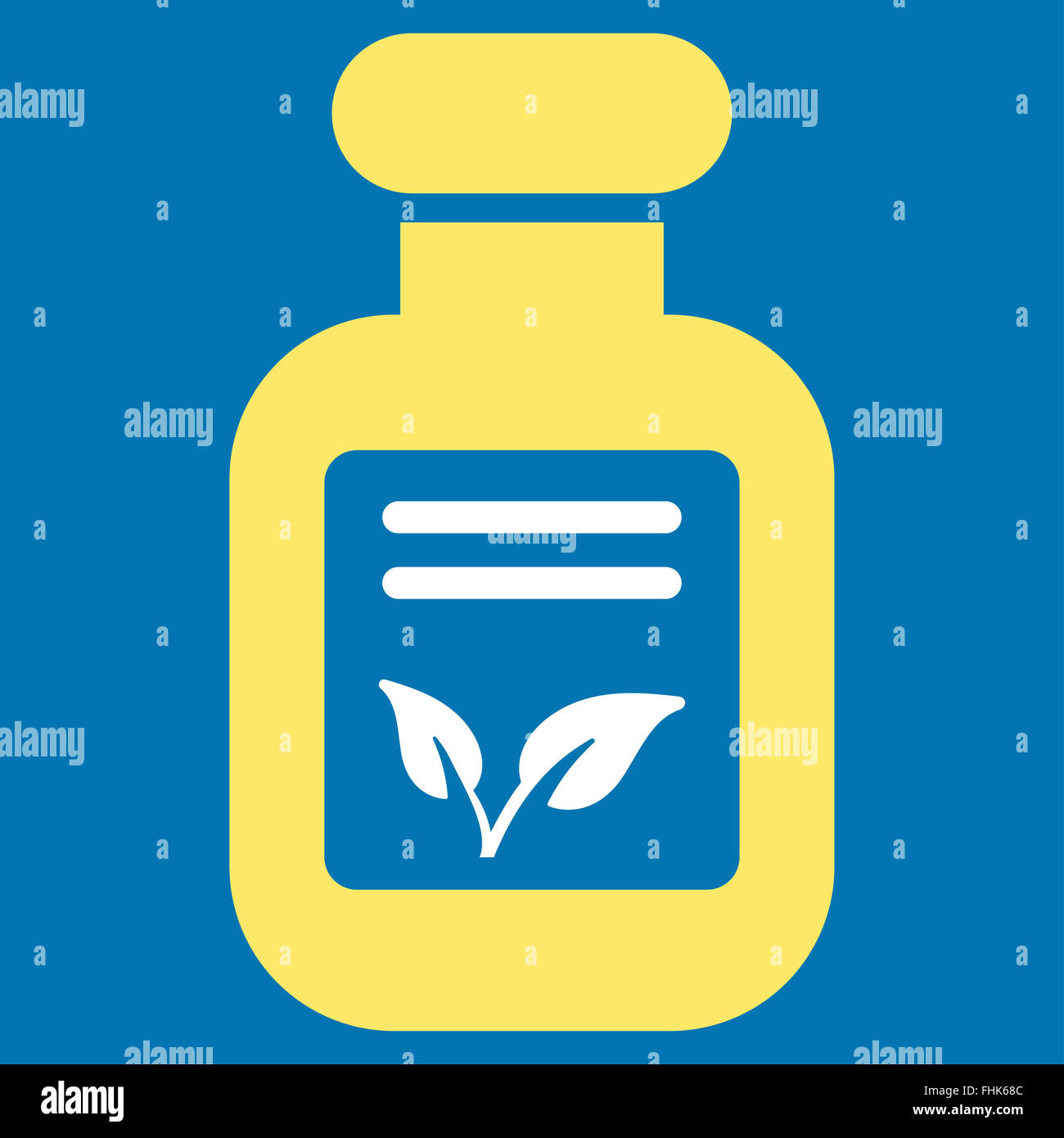 Natural Drugs Icon Stock Photo - Alamy