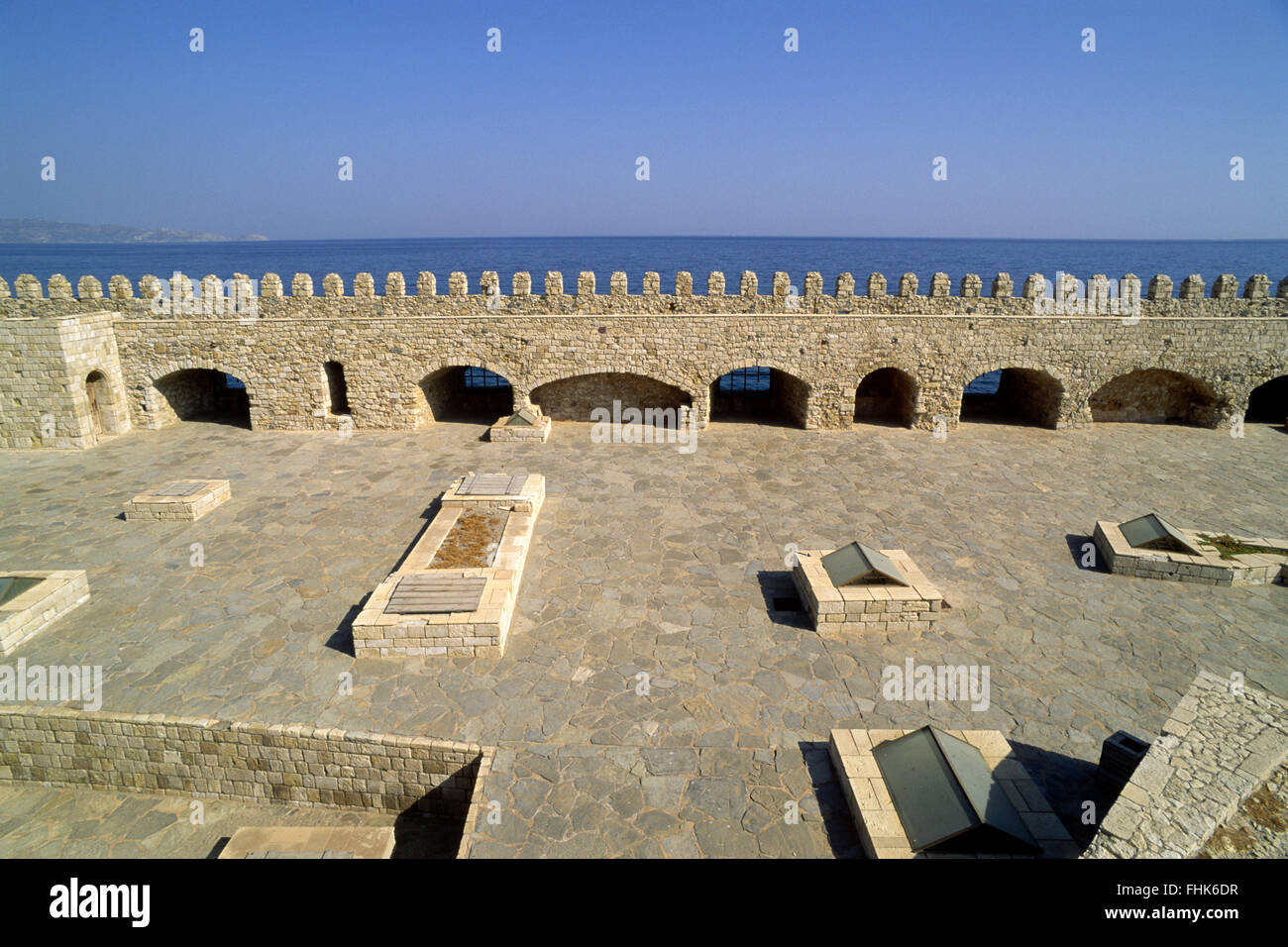 Greece, Crete, Heraklion, venetian castle Stock Photo - Alamy