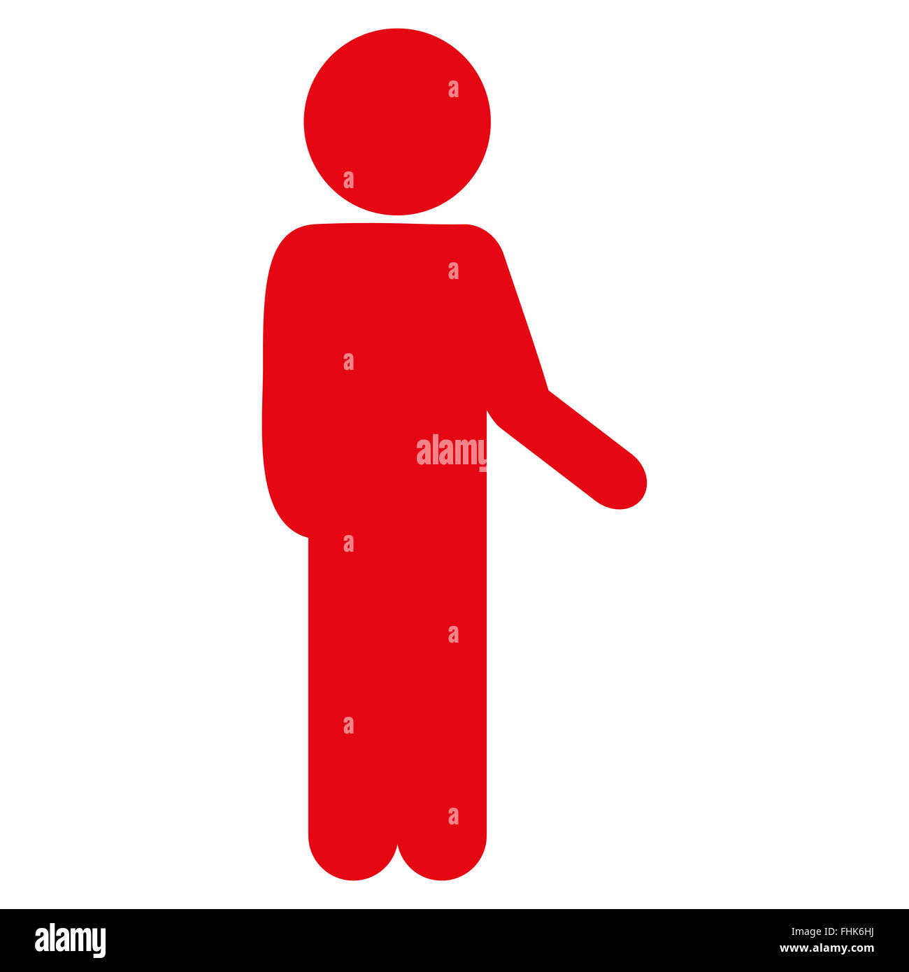 Human Figure Idler Icon Stock Photo - Alamy