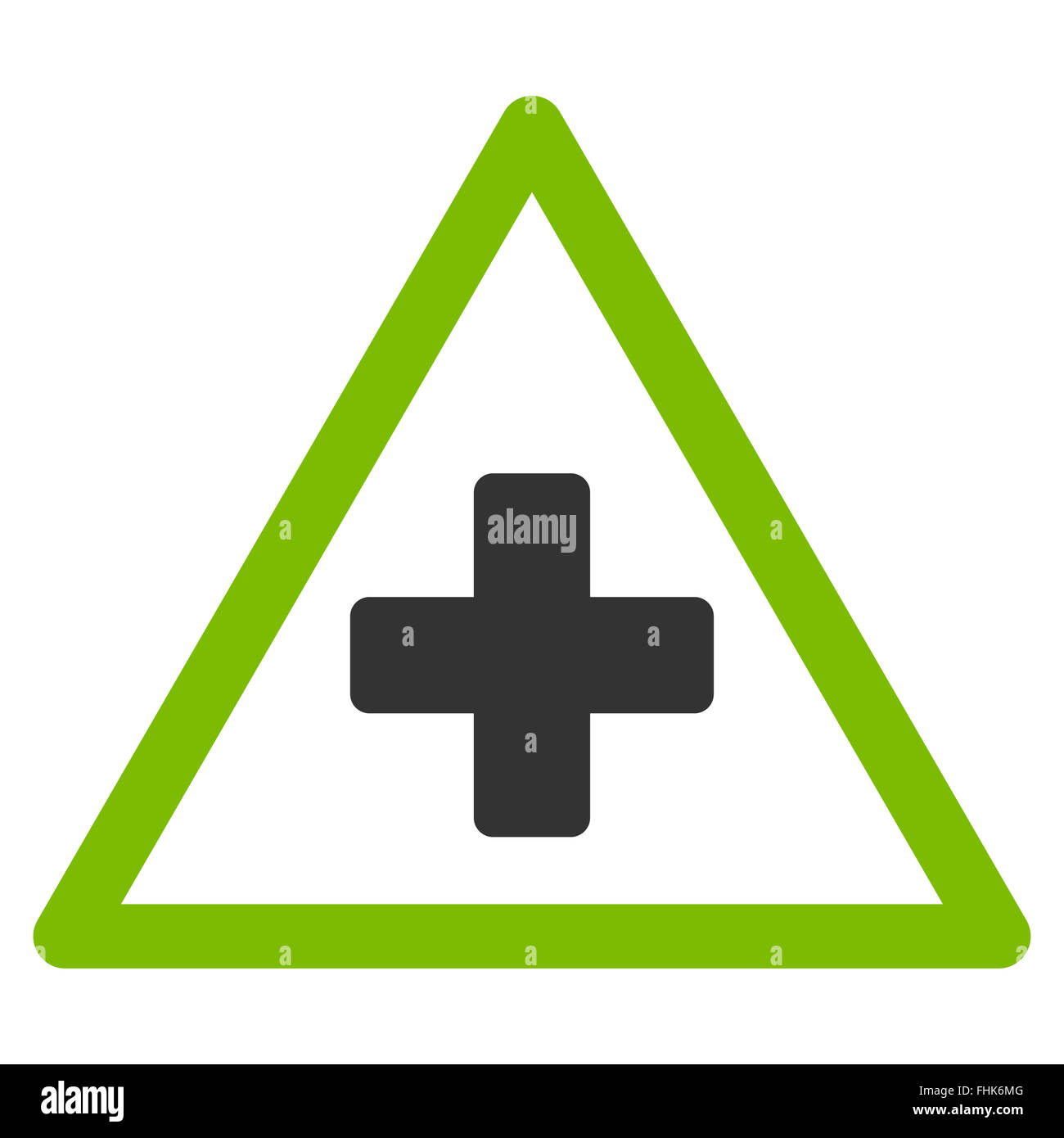 Health Warning Icon Stock Photo - Alamy