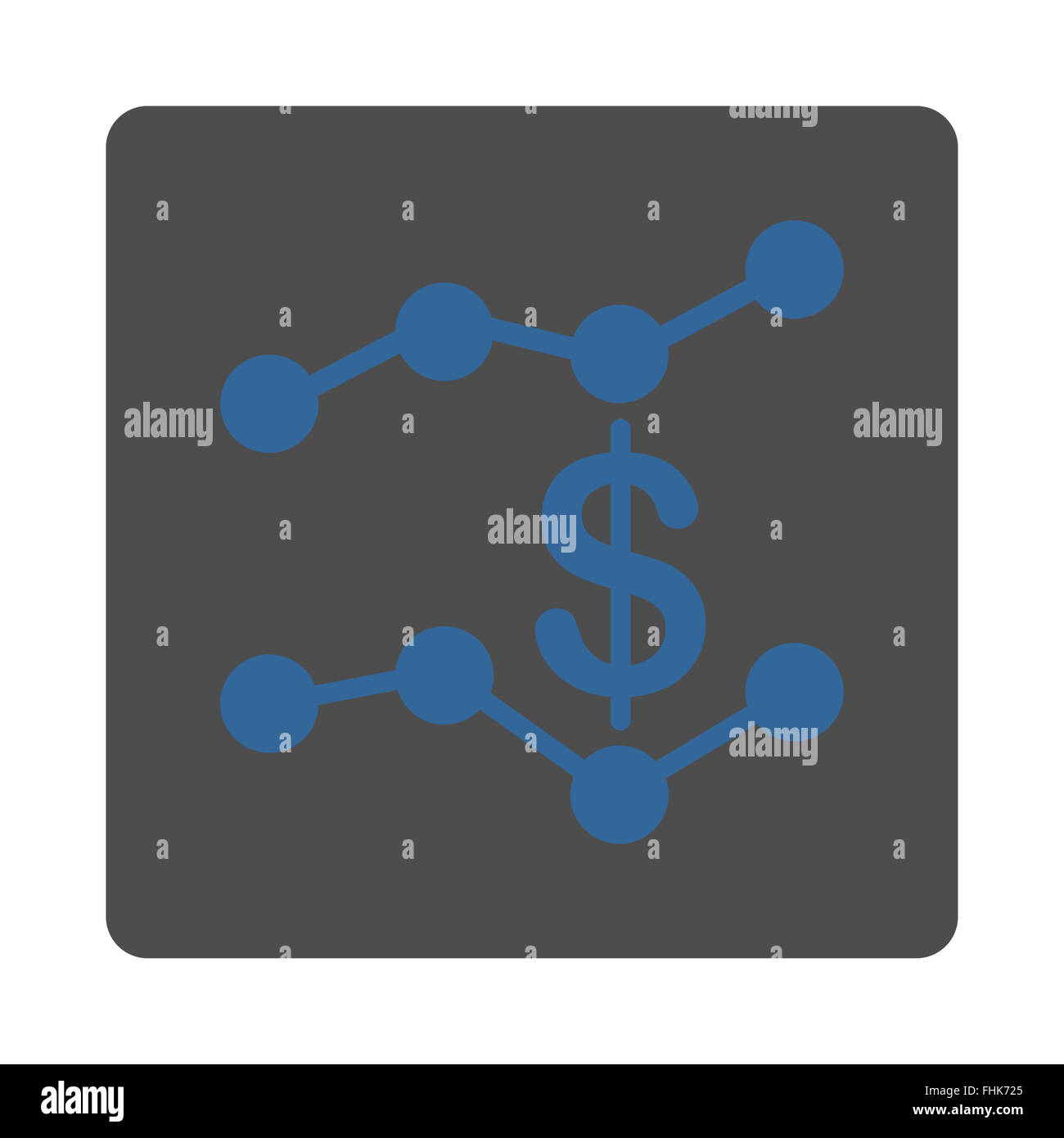 Sales Trends Icon Stock Photo - Alamy