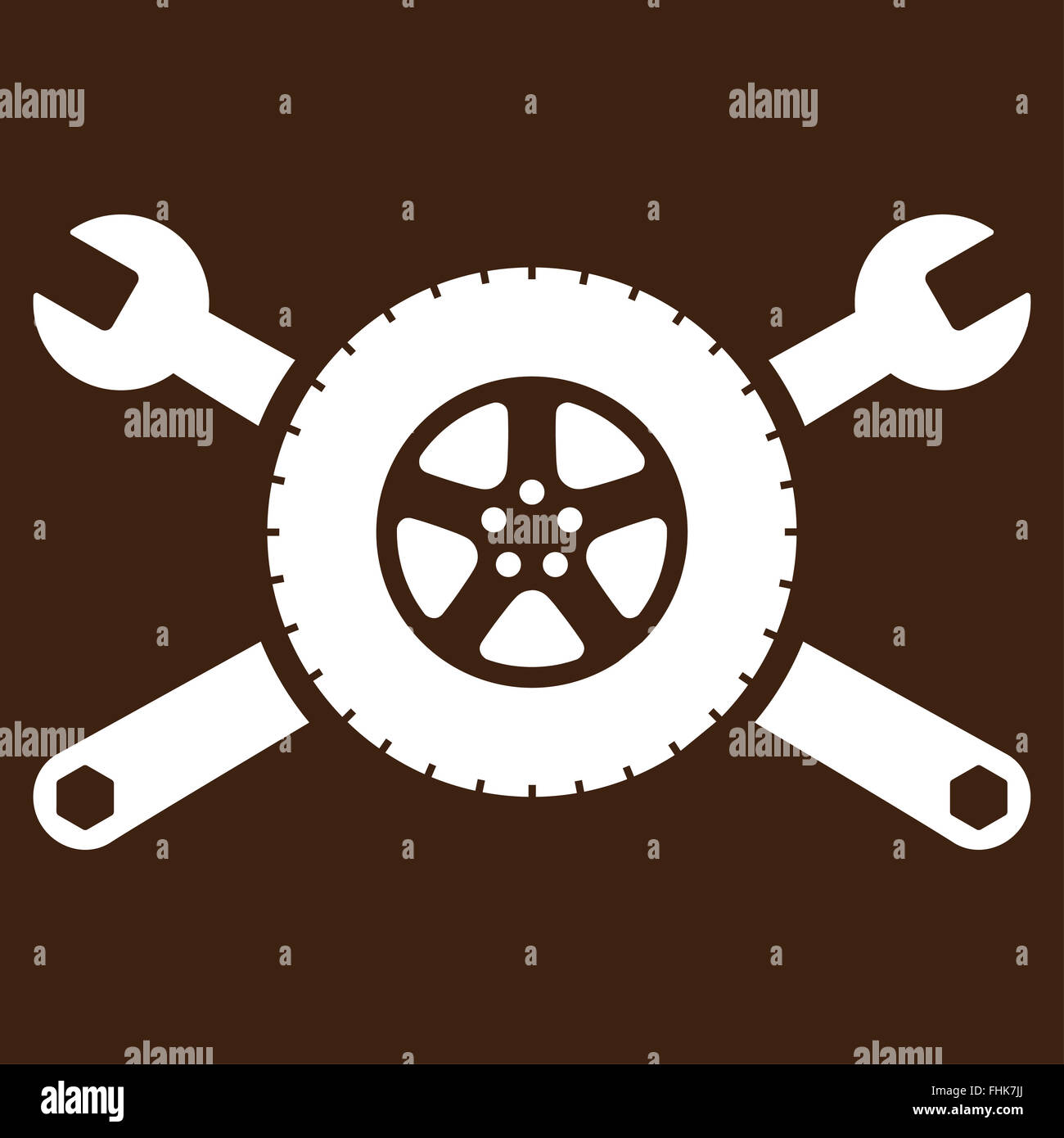 Tire Service Icon Stock Photo - Alamy