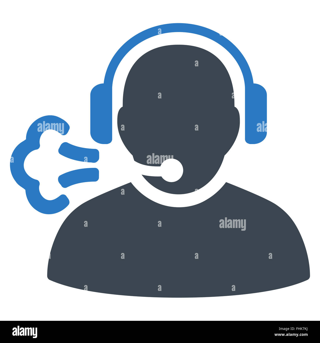 Operator Message Icon Stock Photo - Alamy