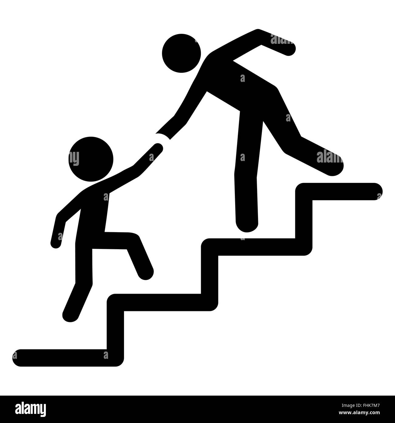 Education Steps Icon Stock Photo - Alamy