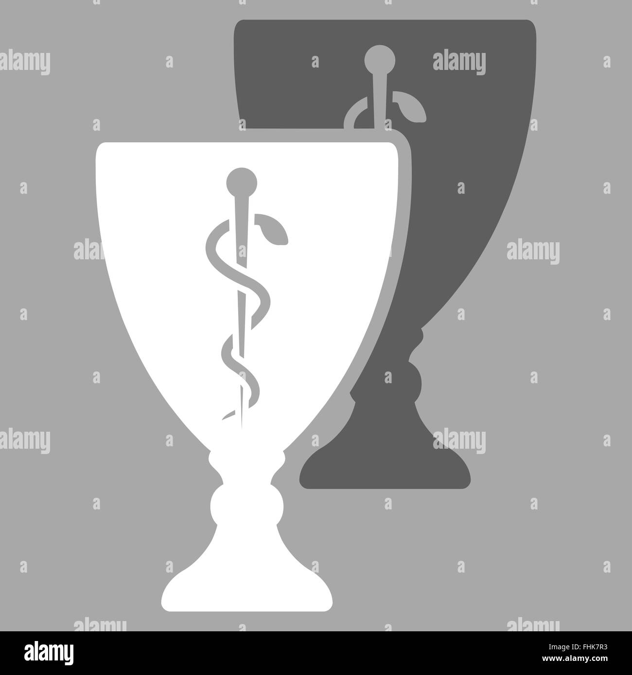 Medical Cups Icon Stock Photo - Alamy
