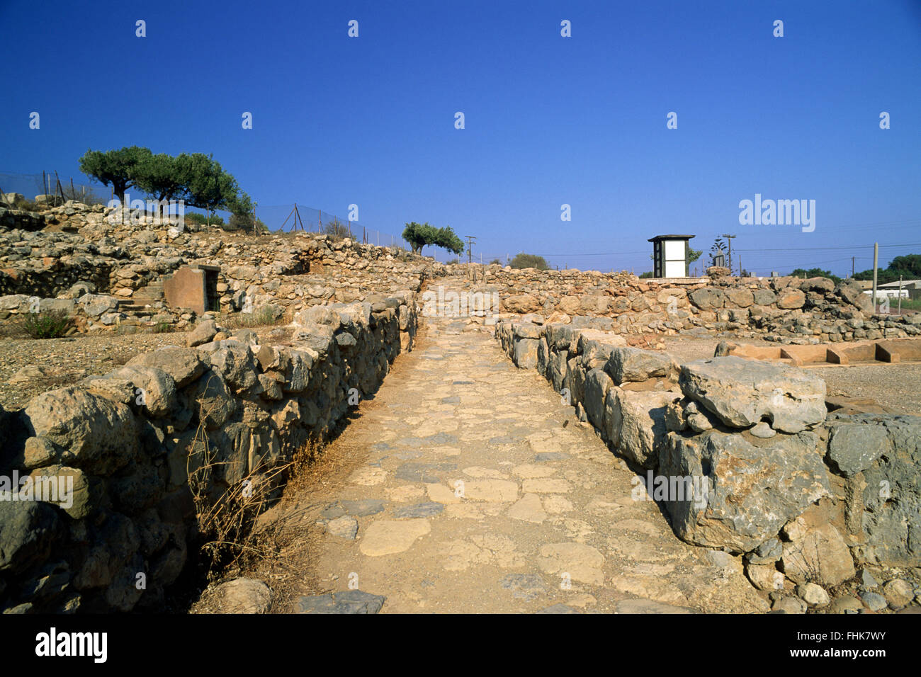 Greece, Crete, Zakros, ancient Minoan Palace Stock Photo - Alamy