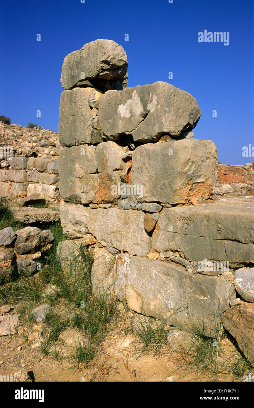 Greece, Crete, Zakros, ancient Minoan Palace Stock Photo - Alamy