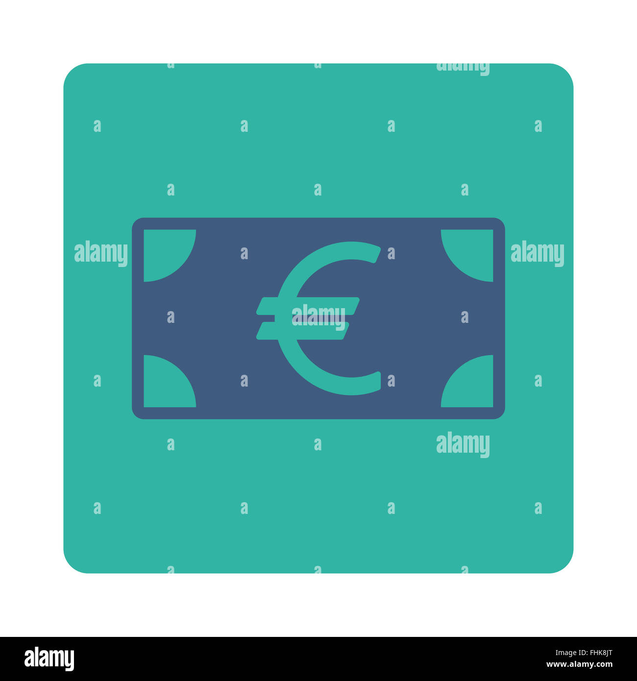 Euro Banknote icon Stock Photo - Alamy