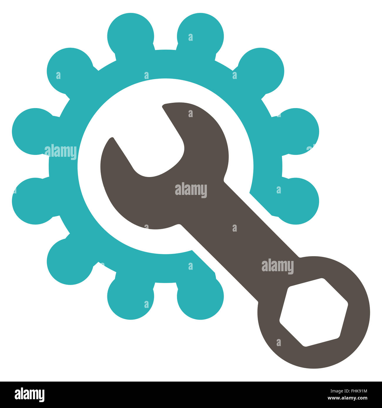 Service Tools Icon Stock Photo - Alamy